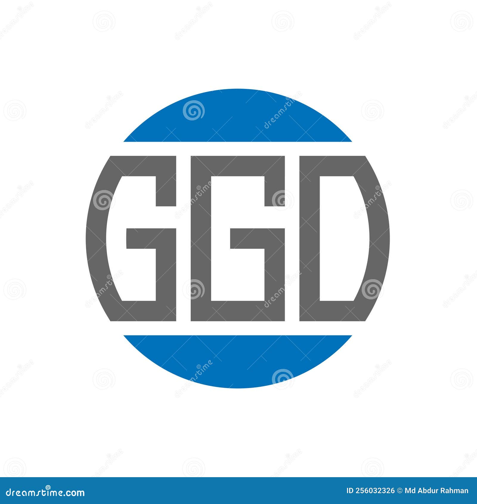 GGO Letter Logo Design on White Background. GGO Creative Initials ...