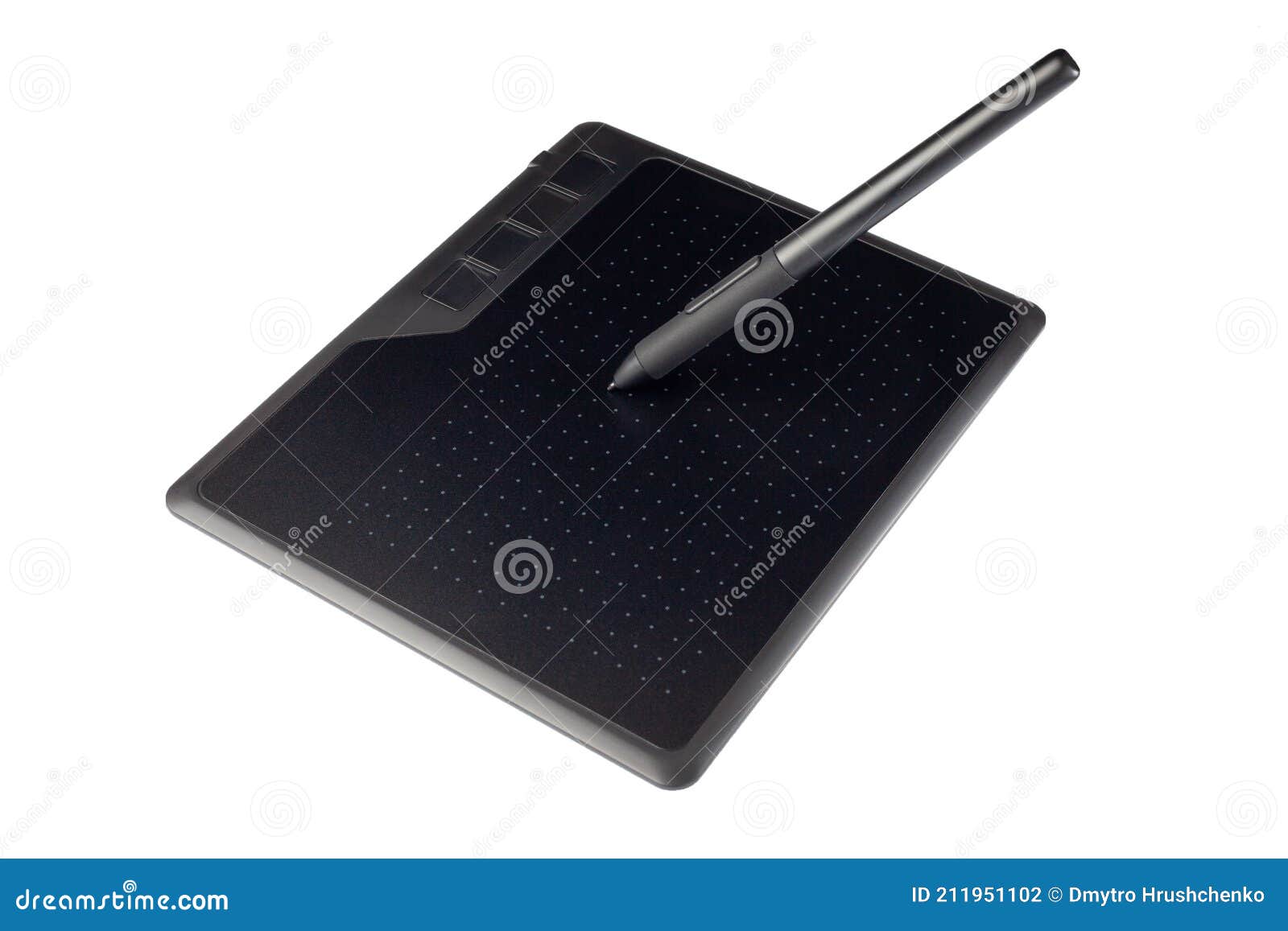 Ggraphic Tablet Drawing Pad with Digital Pen Stylus Stock Photo - Image ...