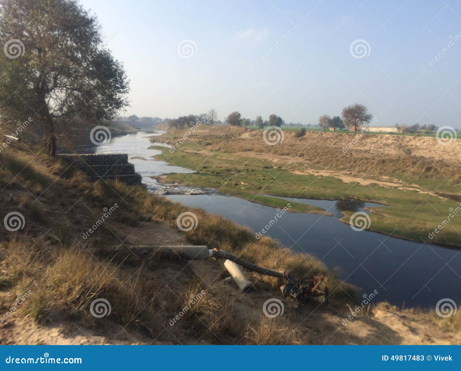 Ghagar river stock image. Image of ghagar, wara, bhallan - 49817483