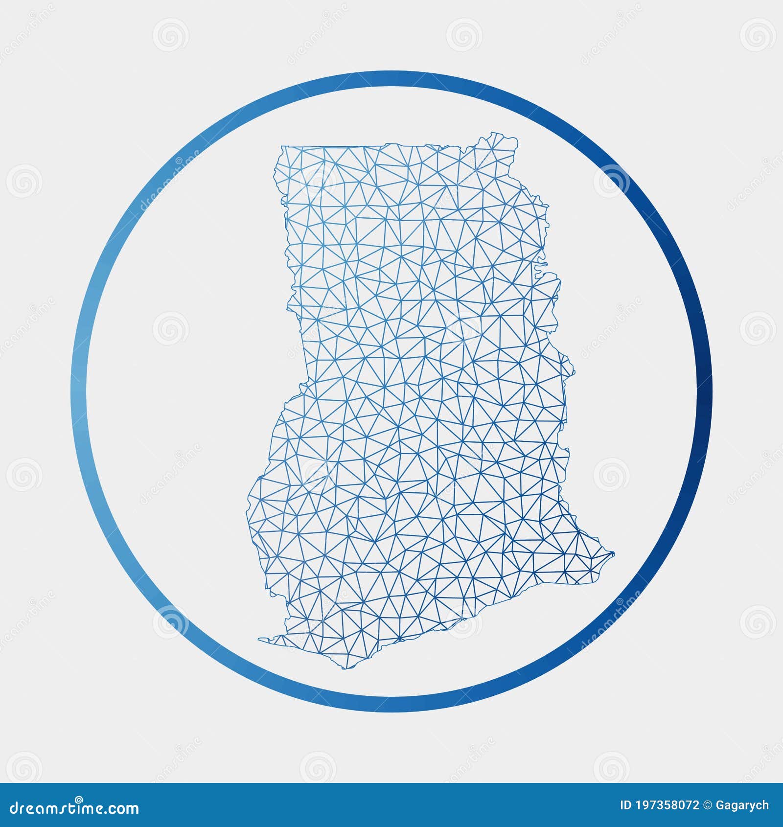 Ghana Map Icon Vector Illustration | CartoonDealer.com #321336192