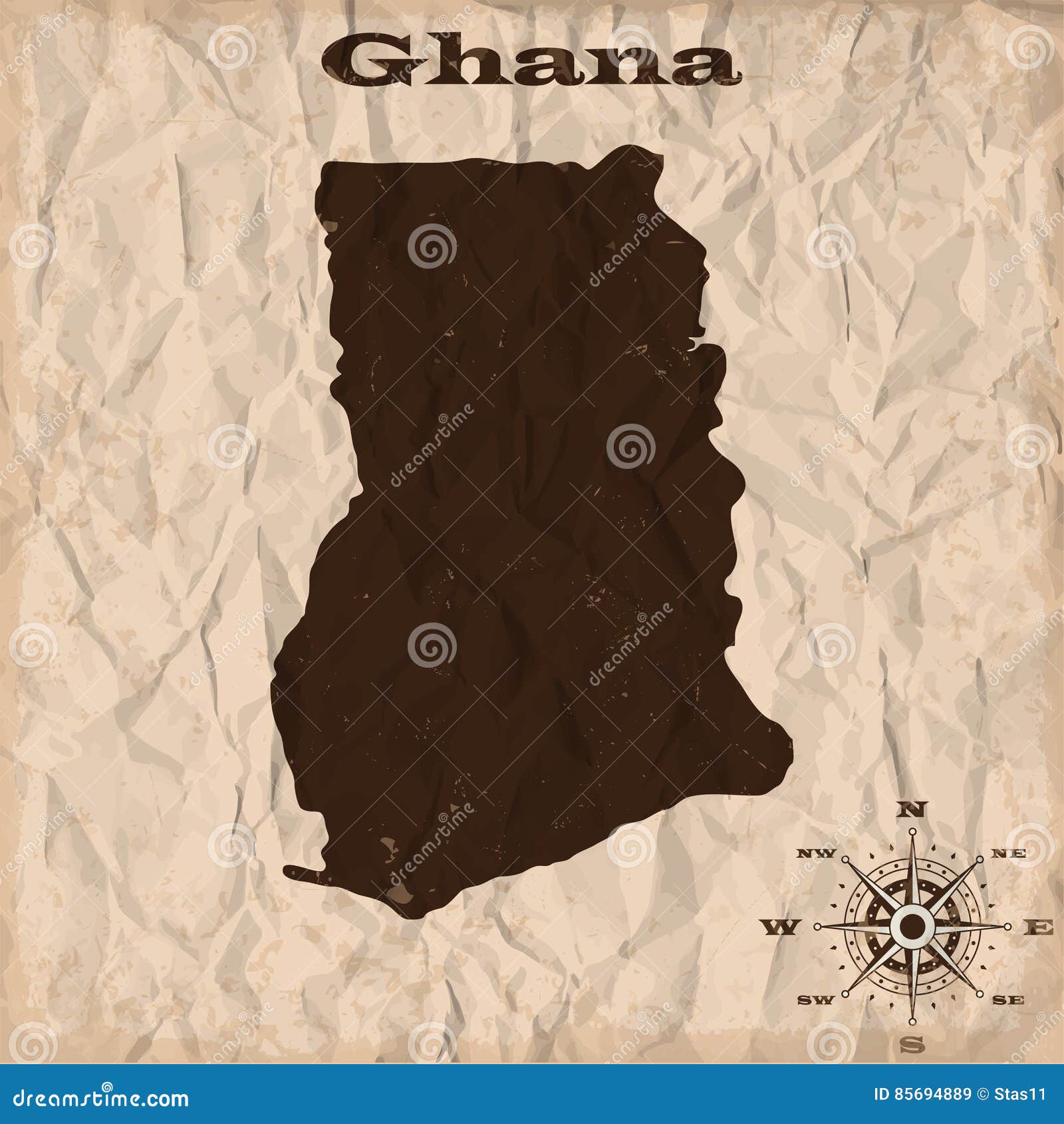 Medieval Ghana Comic Strip Pathway Along Ancient Wall Royalty-Free ...