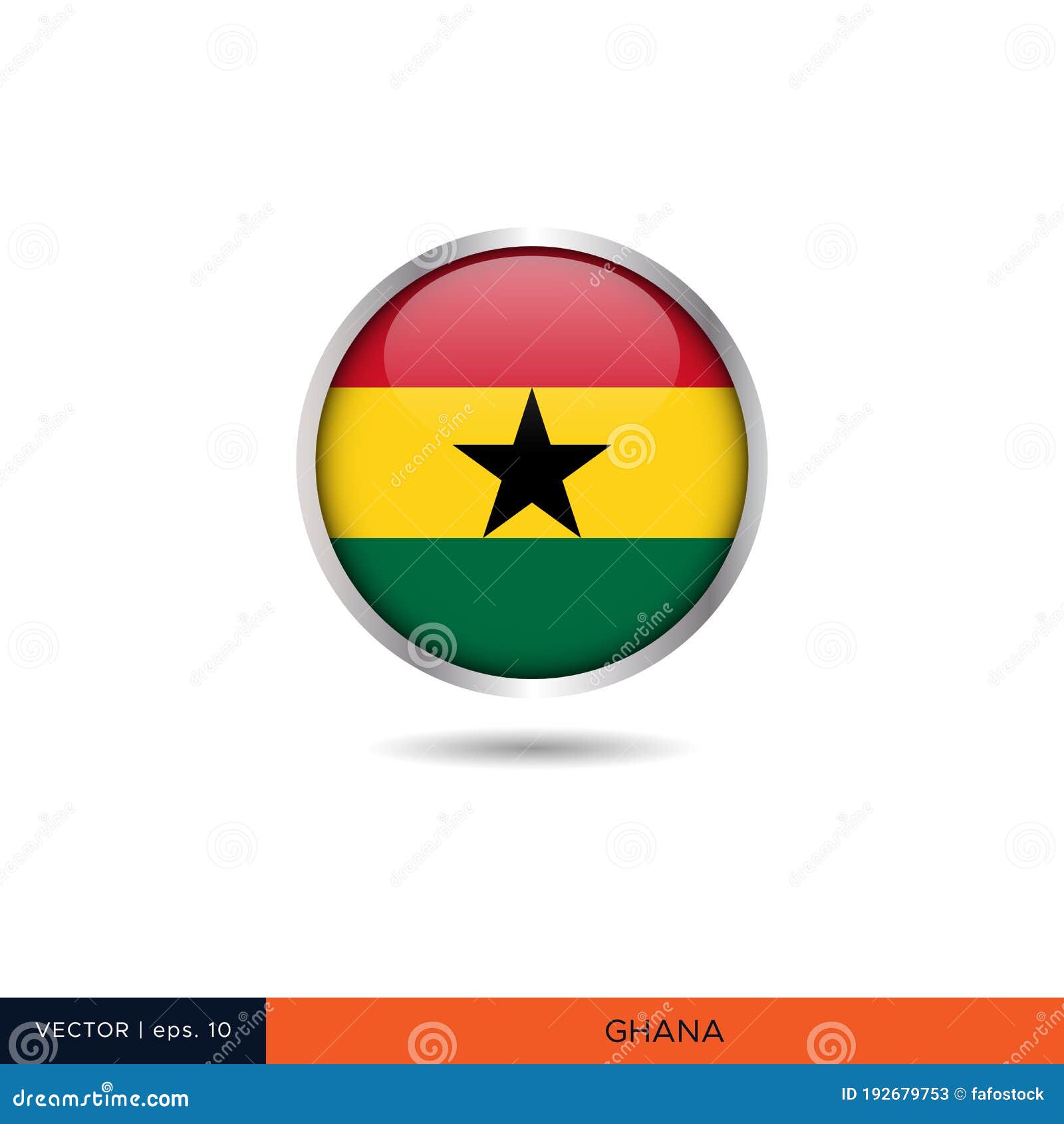 Ghana Round Logos. Vector Illustration | CartoonDealer.com #204961812