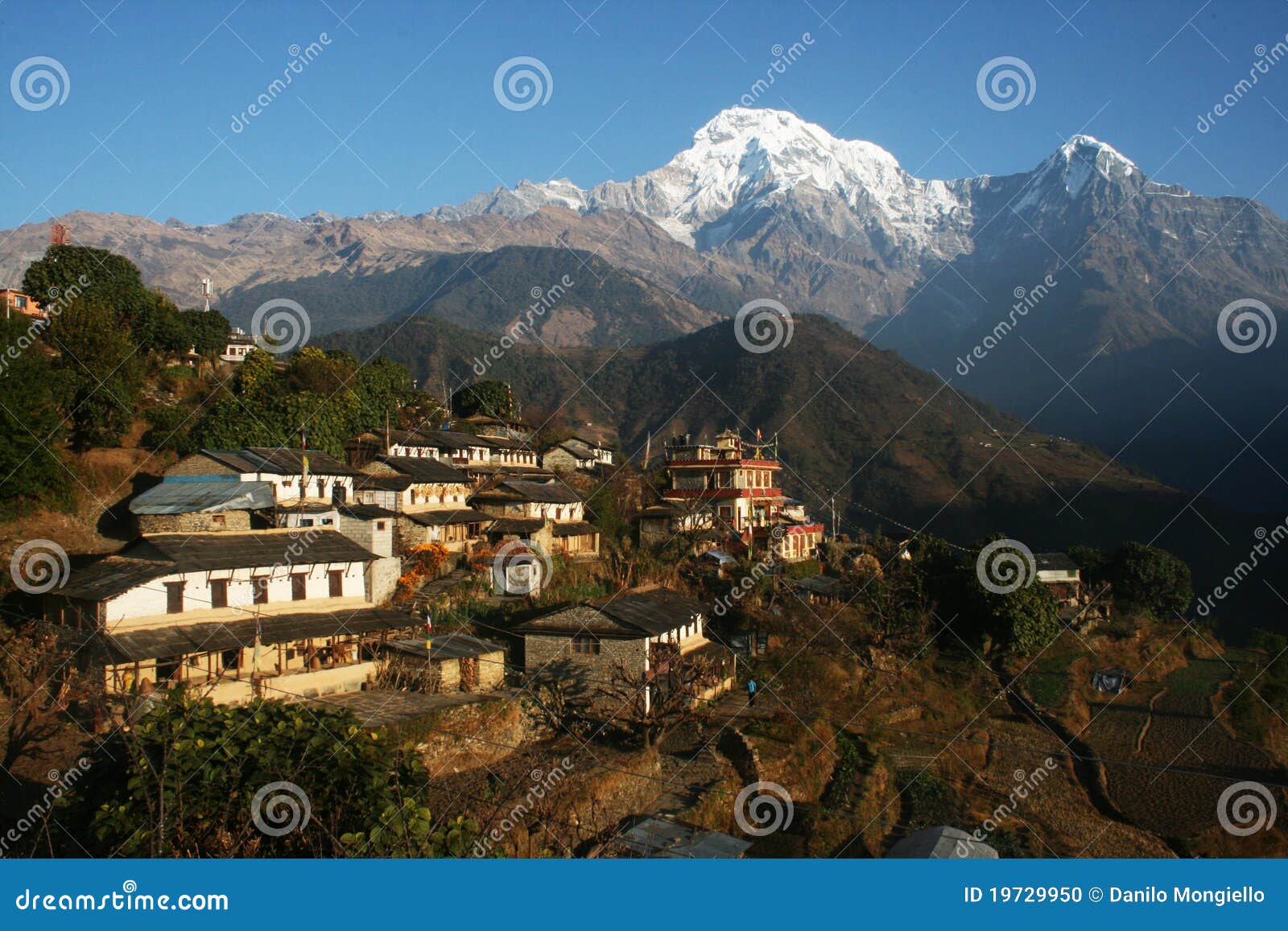 Ghandruk stock photo. Image of himalaya, travelling, architecture ...