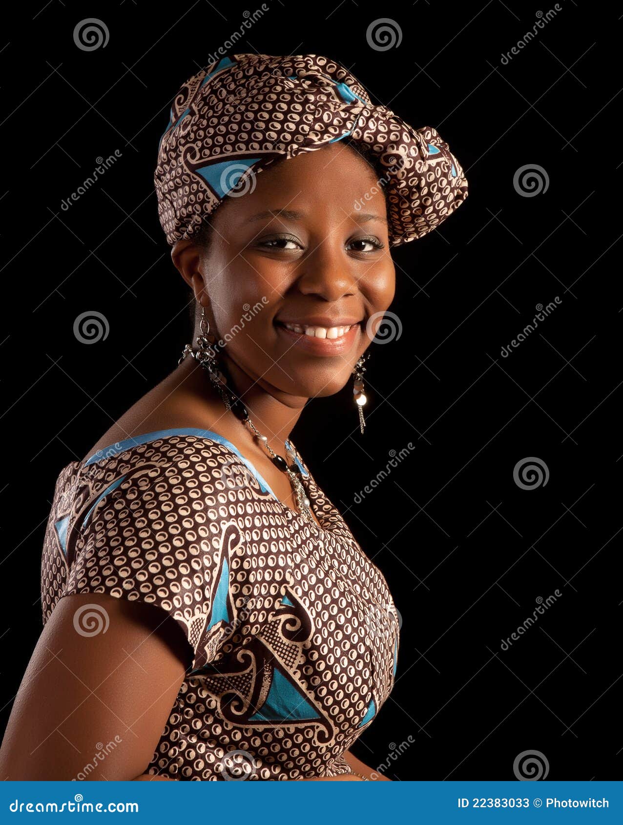 Ghanese portrait stock image. Image of outfit, singing - 22383033