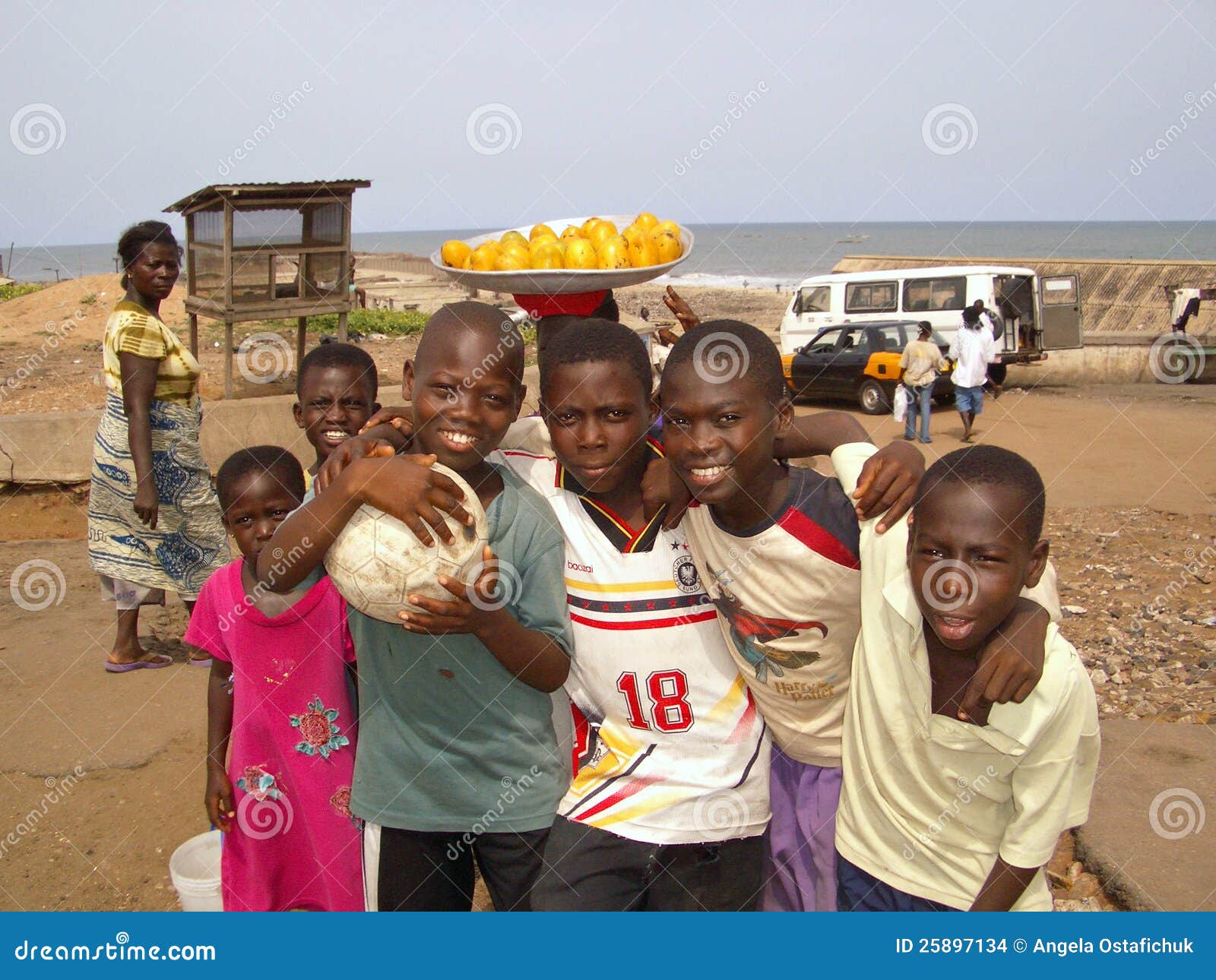 Ghanian Children editorial stock image. Image of child - 25897134