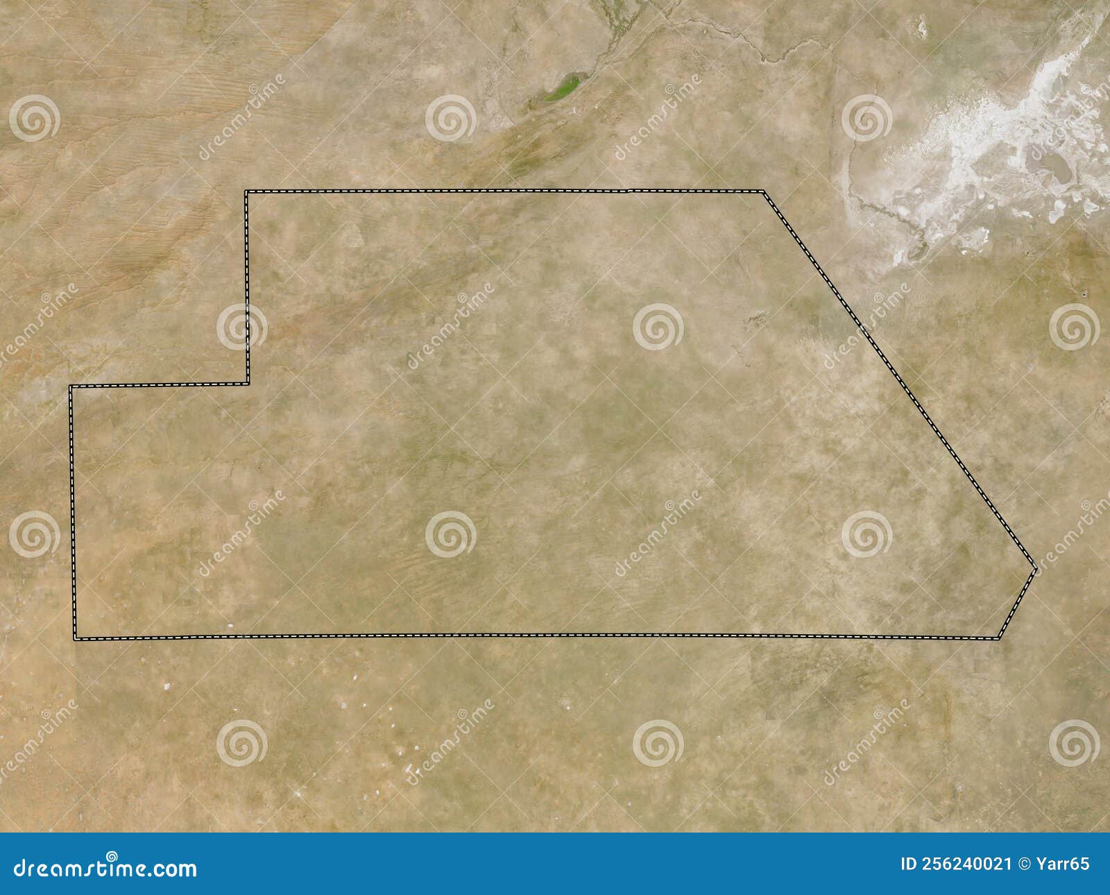 Ghanzi, Botswana. Low-res Satellite. No Legend Stock Illustration ...