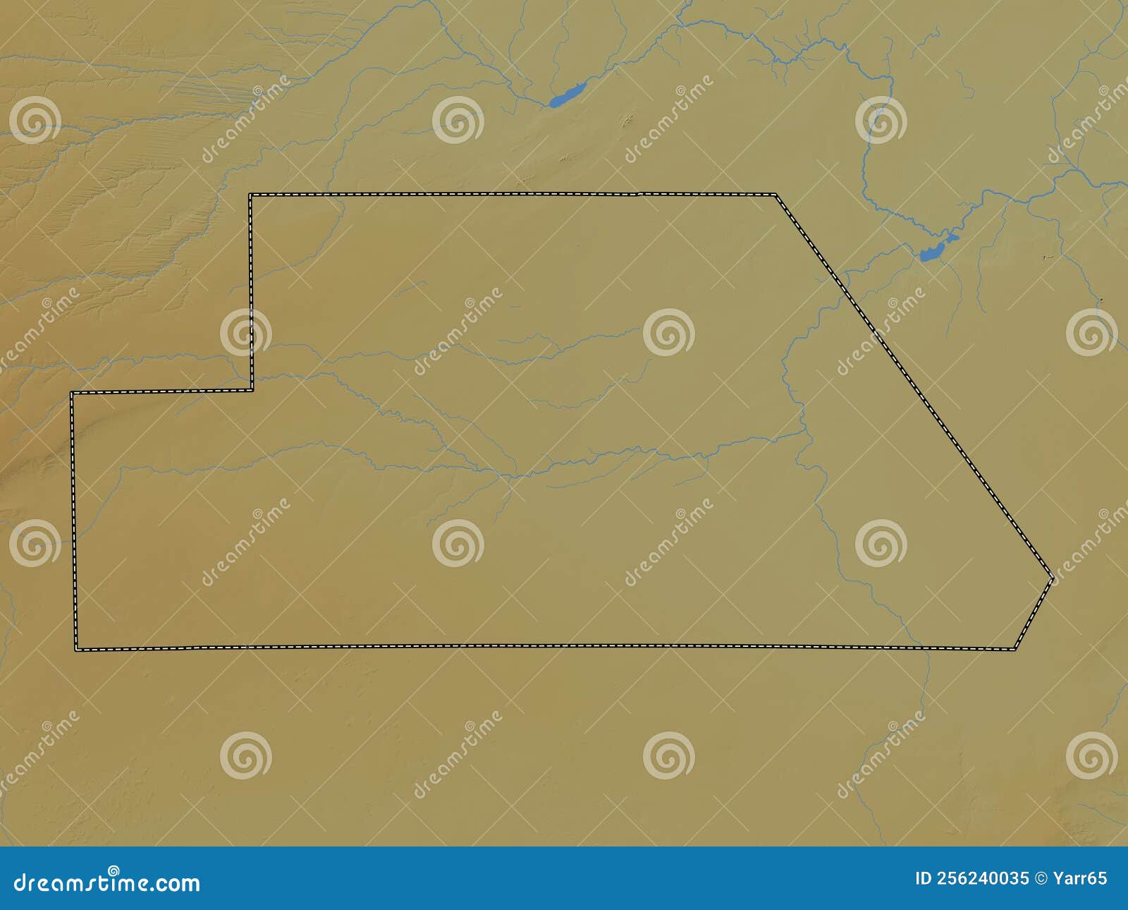 Ghanzi, Botswana. Physical. No Legend Stock Illustration - Illustration ...