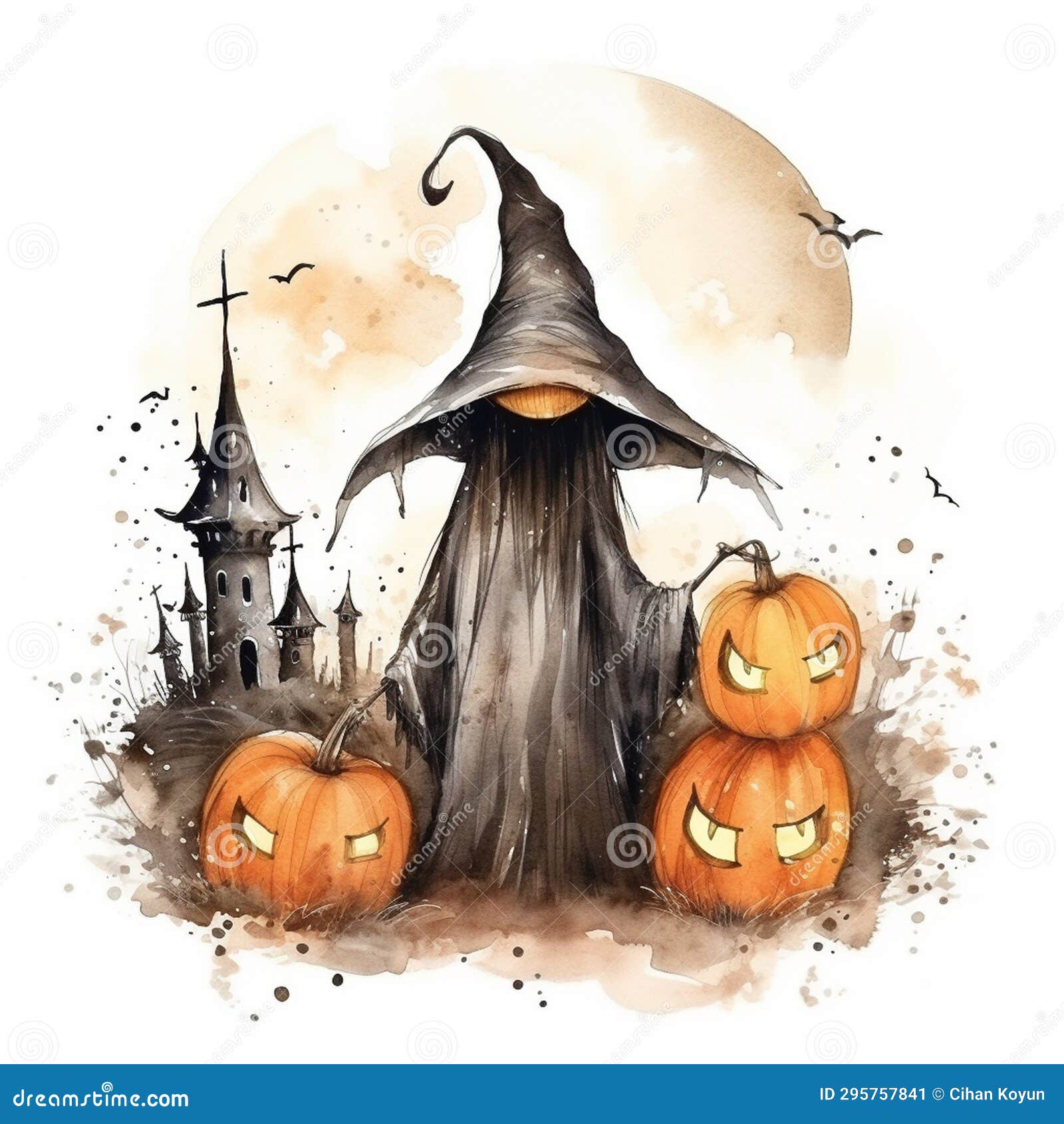 Ghastly Halloween Vampire Bat with Blood Dripping from Its Fangs Stock ...