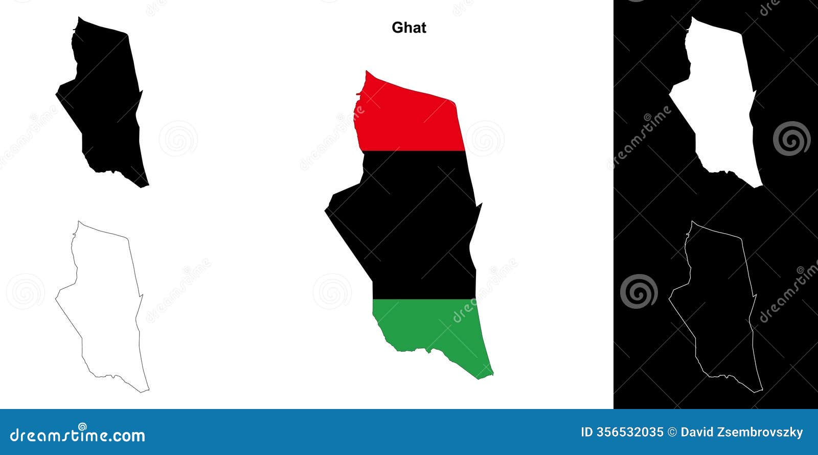 Ghat Outline Map Cartoon Vector | CartoonDealer.com #360473555