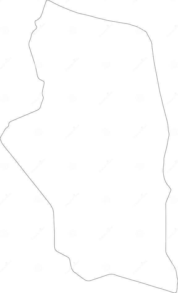 Ghat Libya outline map stock vector. Illustration of simple - 317463631