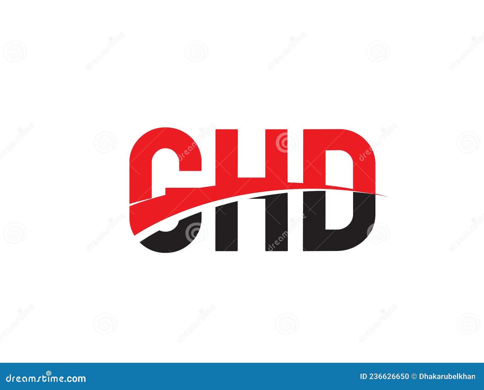GHD Letter Initial Logo Design Vector Illustration Stock Vector ...