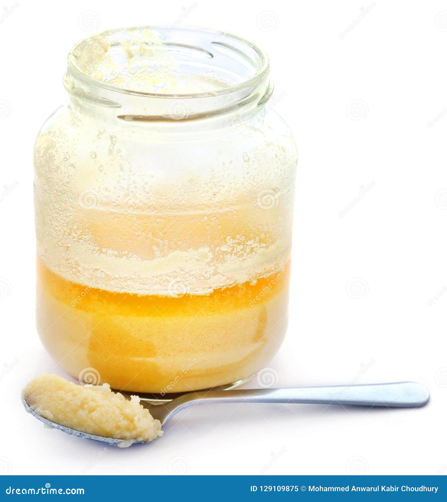 Ghee or clarified butter stock image. Image of ghee - 129109875