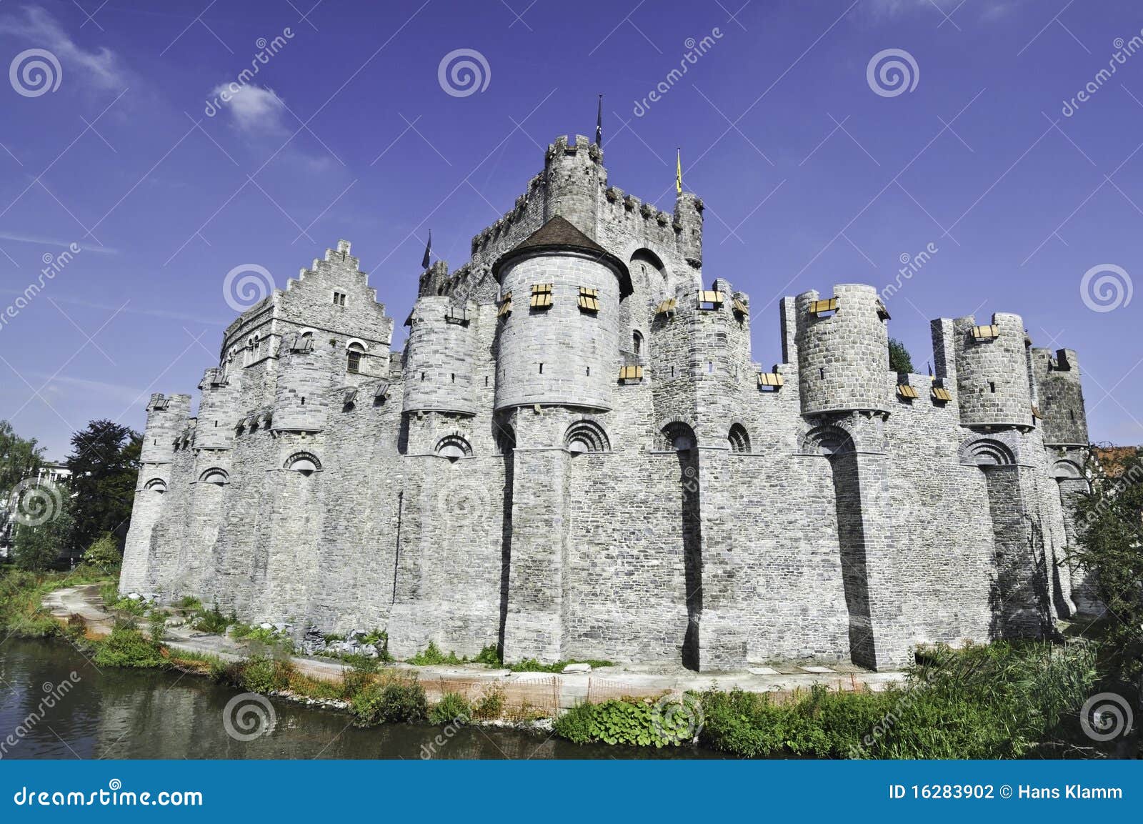 Ghent Castle stock photo. Image of city, castle, flemish - 16283902