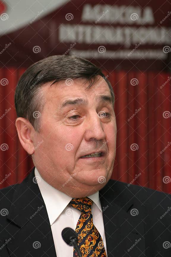 Gheorghe Antochi imagen de archivo editorial. Imagen de presidente ...