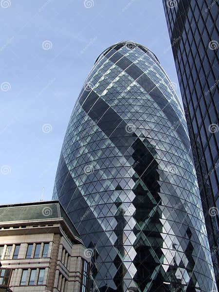 The Gherkin 2 stock image. Image of building, premises - 1322425