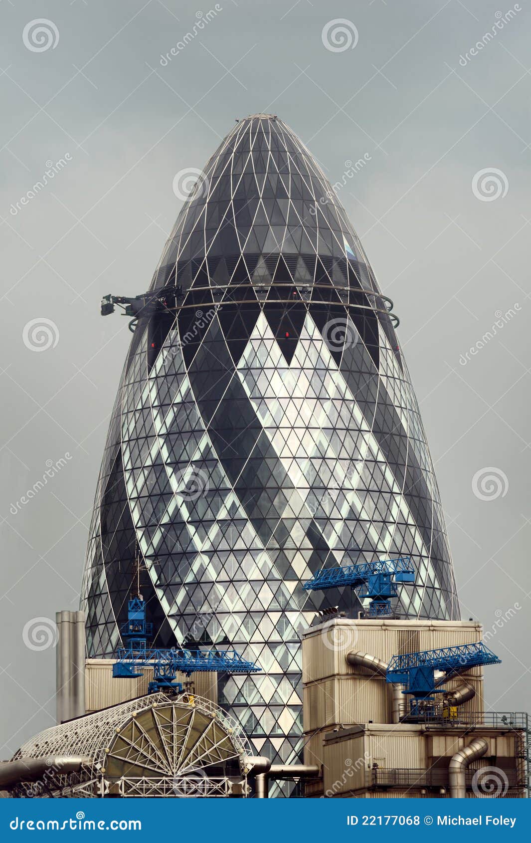 30 St Mary Axe (aka The Gerkin) In London Editorial Image ...