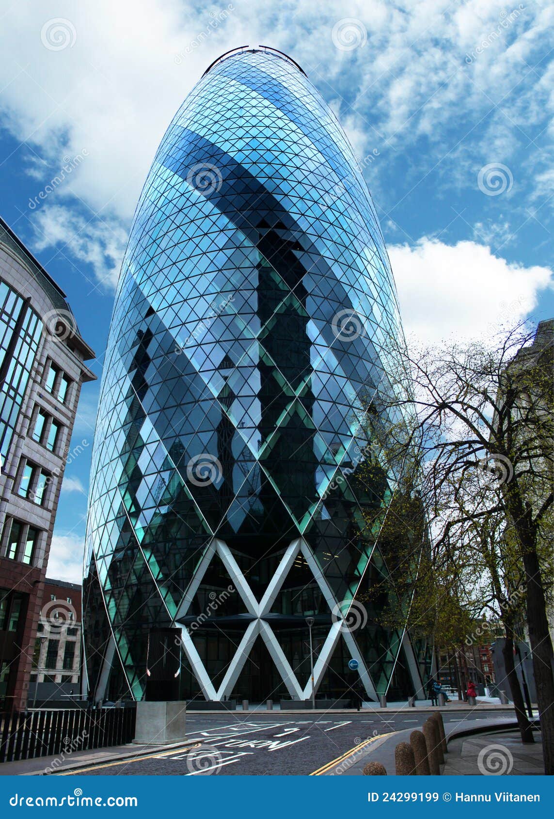 The Gherkin Skyscraper London Stock Image - Image of tower, shiny: 24299199