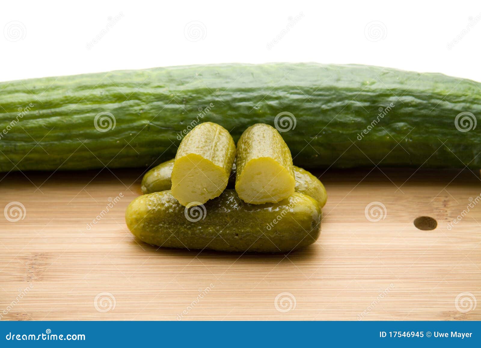 Gherkins stock image. Image of gherkins, season, board - 17546945
