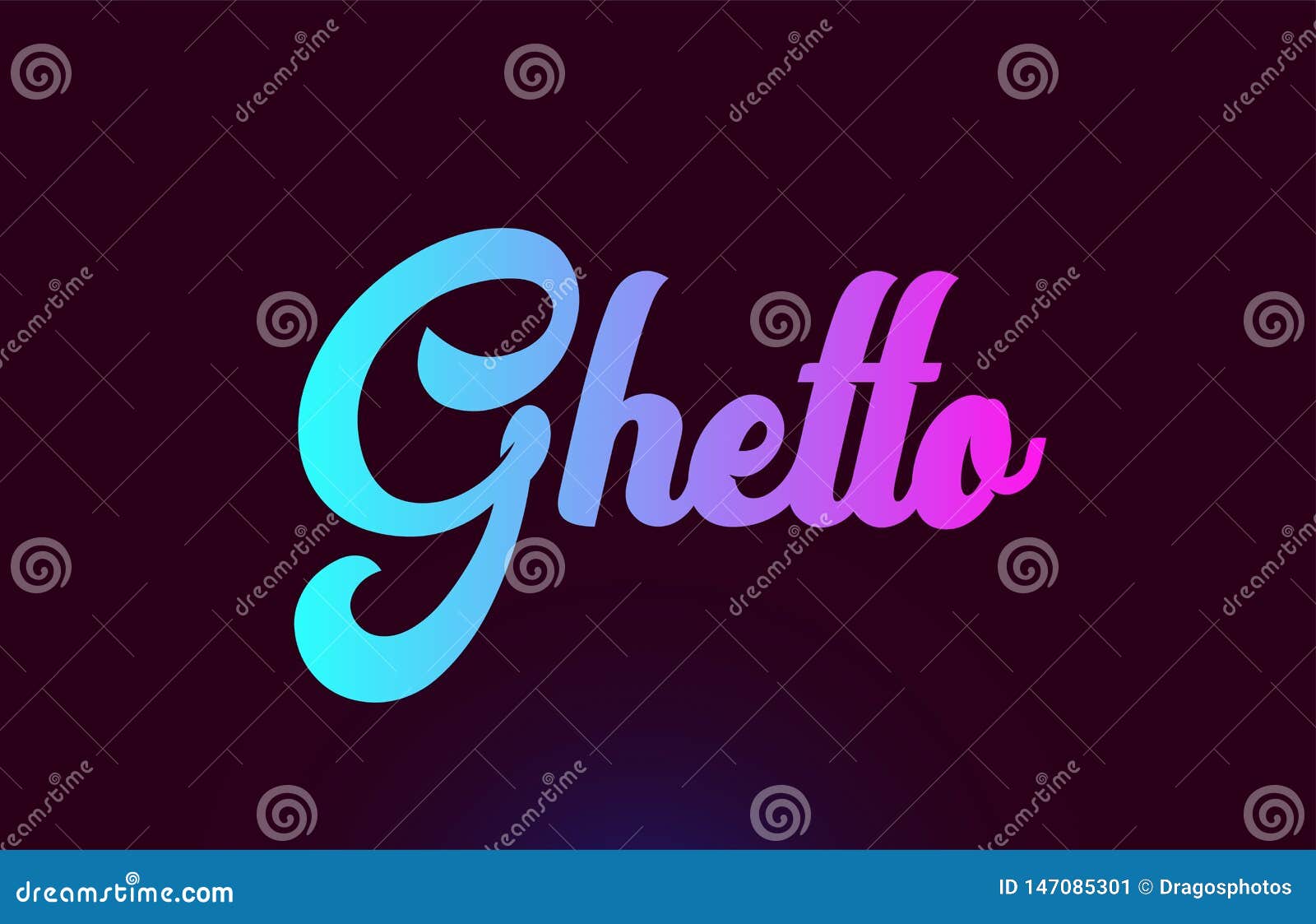 Ghetto Word Cloud Cartoon Vector | CartoonDealer.com #218454139
