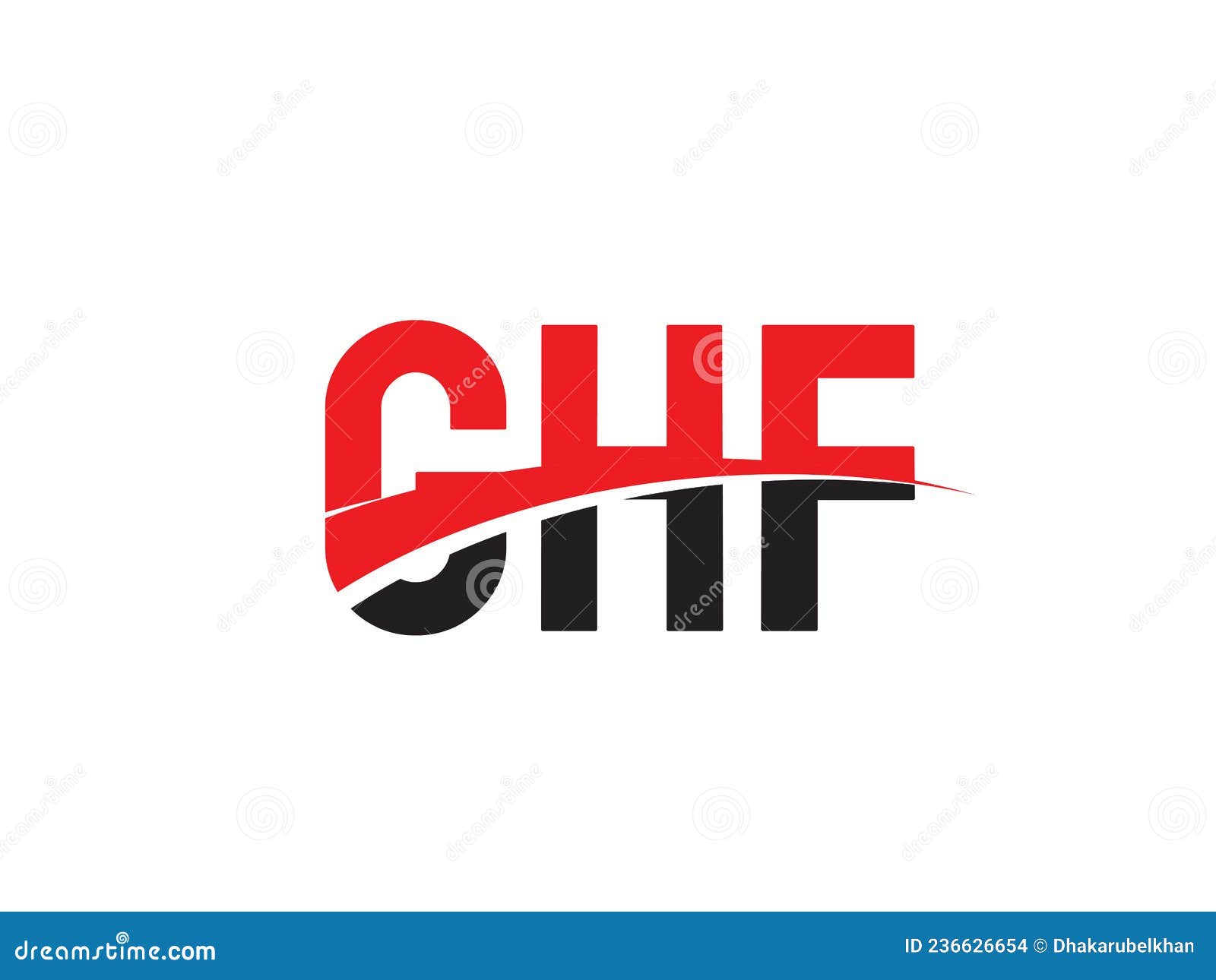 GHF Letter Initial Logo Design Vector Illustration Stock Vector ...