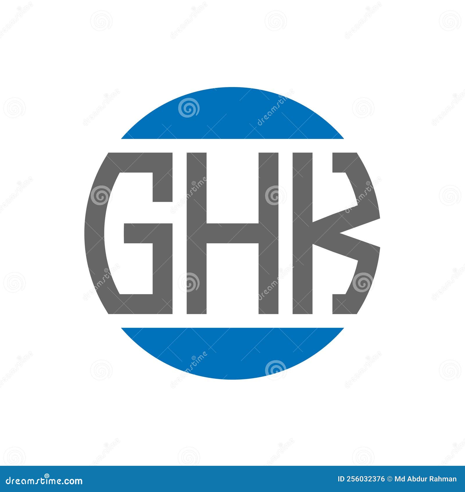 GHK Letter Logo Design on White Background. GHK Creative Initials ...