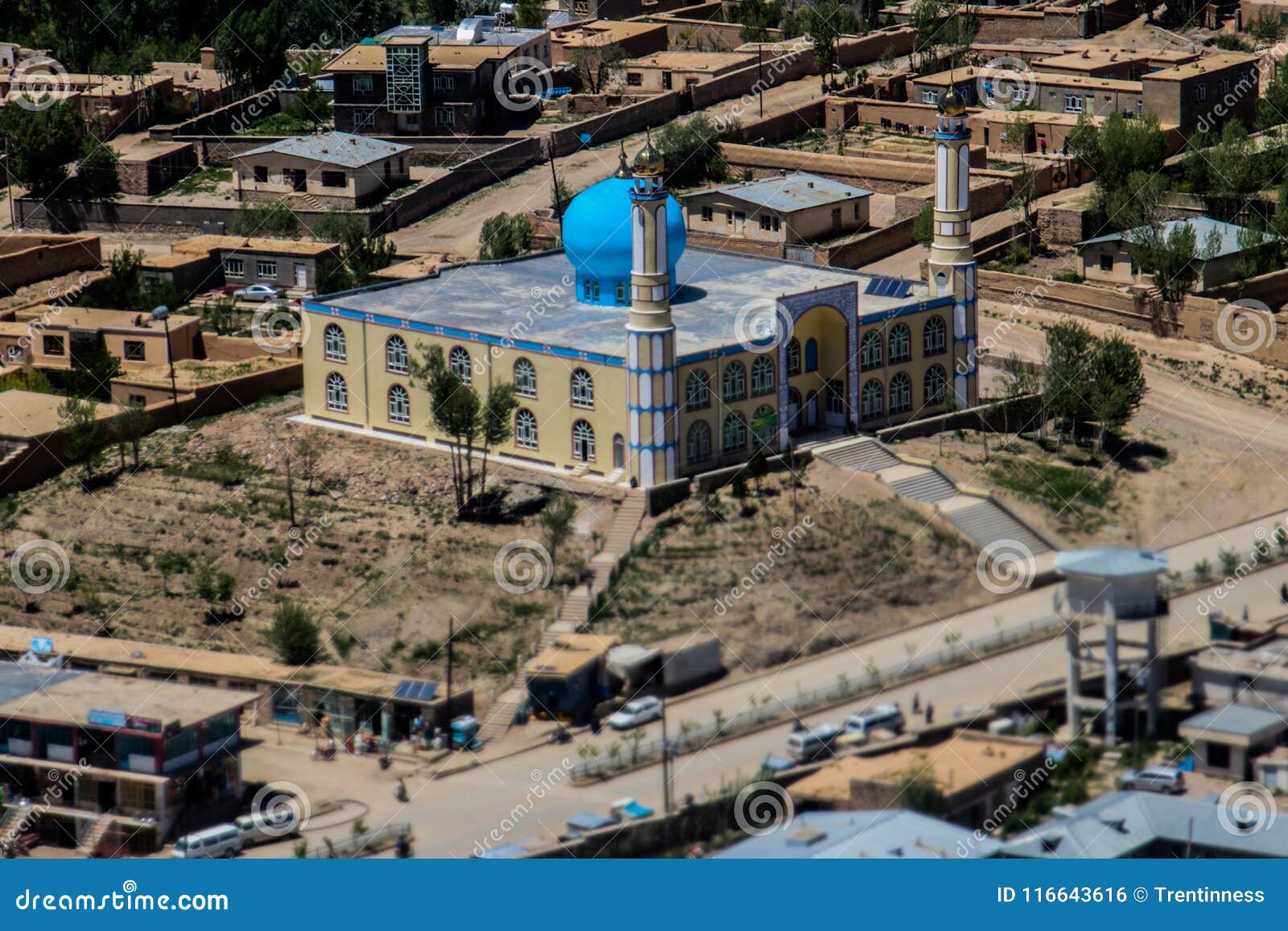 Ghor Mosque in Afghanistan in the Summer Editorial Photo - Image of ...