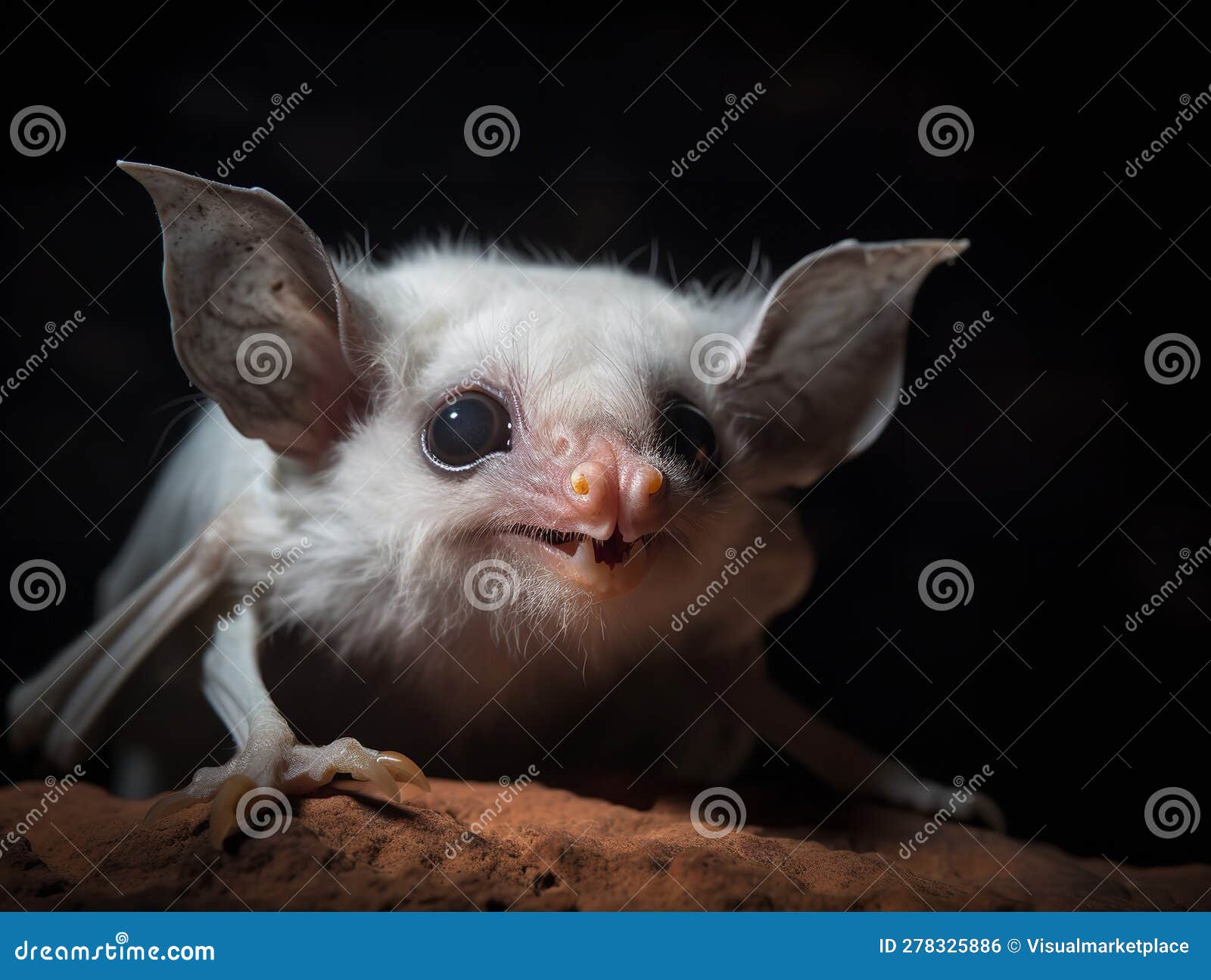 The Mystique of the Ghost Bat in the Outback Stock Illustration ...