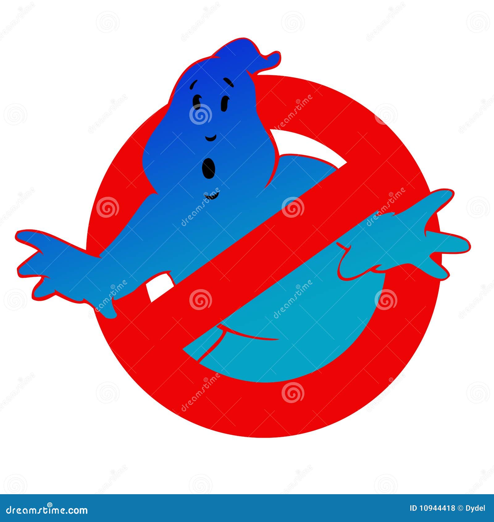 Ghost blue stock illustration. Illustration of restriction - 10944418