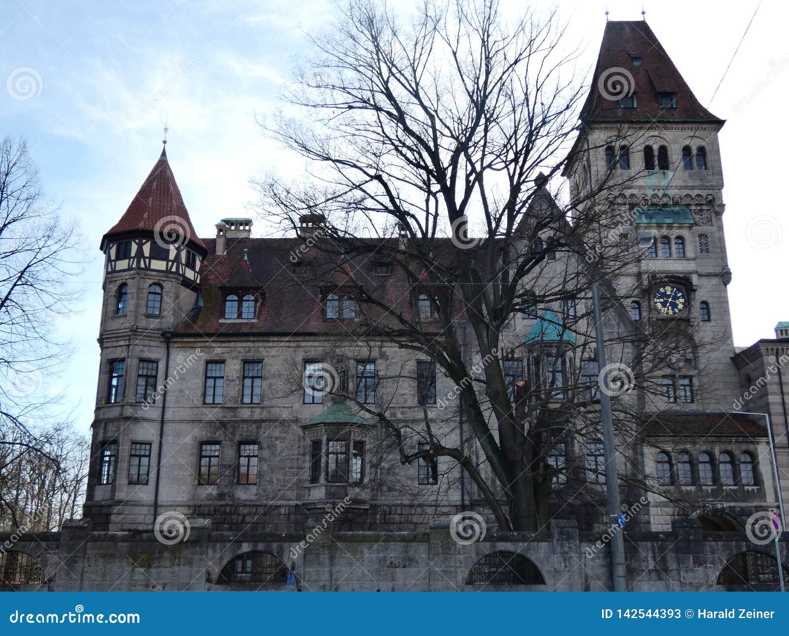 Ghost castle stock image. Image of middleages, ghost - 142544393