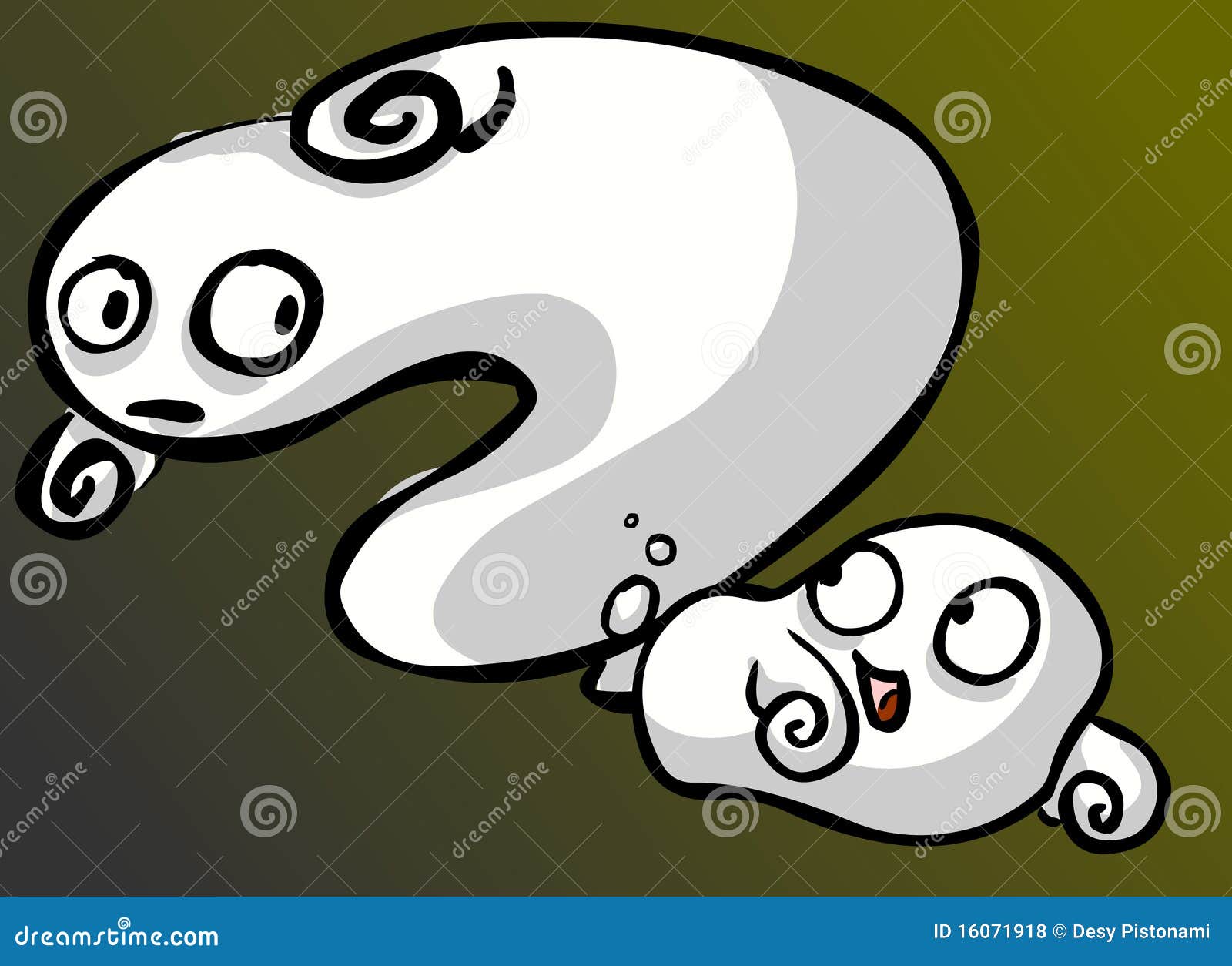 Ghost chase stock illustration. Illustration of holiday - 16071918