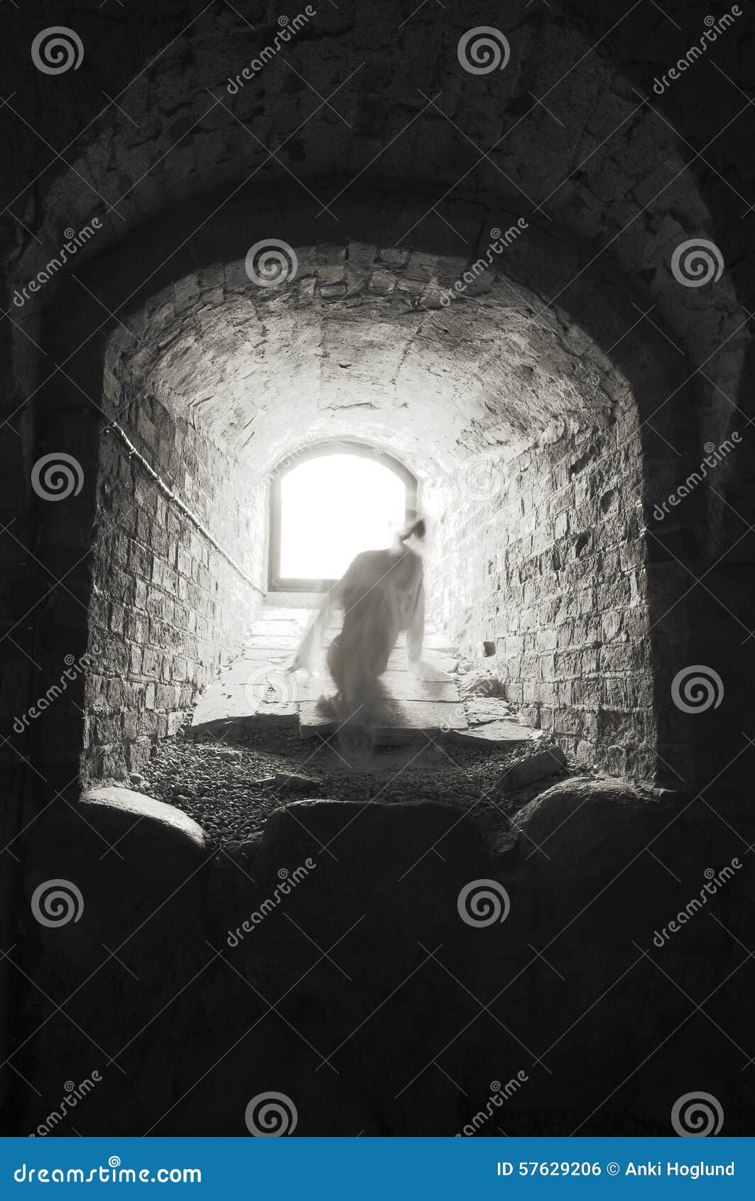 Ghost escape stock photo. Image of indoor, anxiety, copy - 57629206