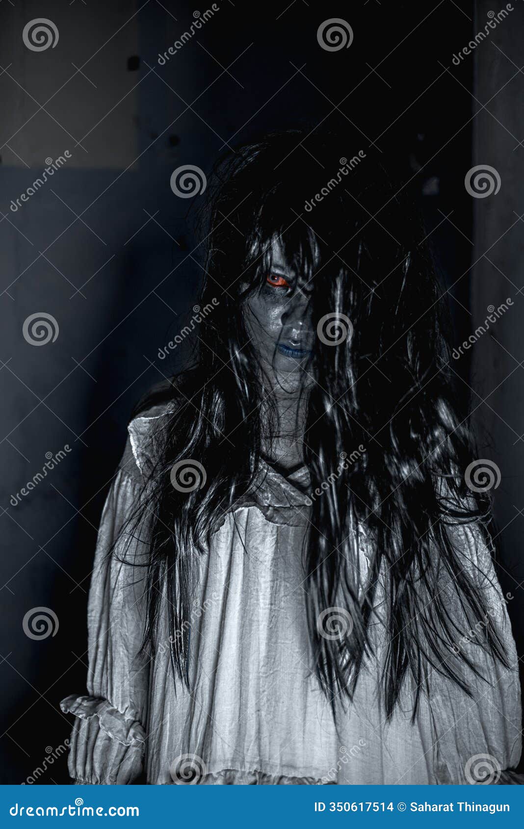 A Ghost with a Face Full of Revenge Waiting for the Day of Revenge ...