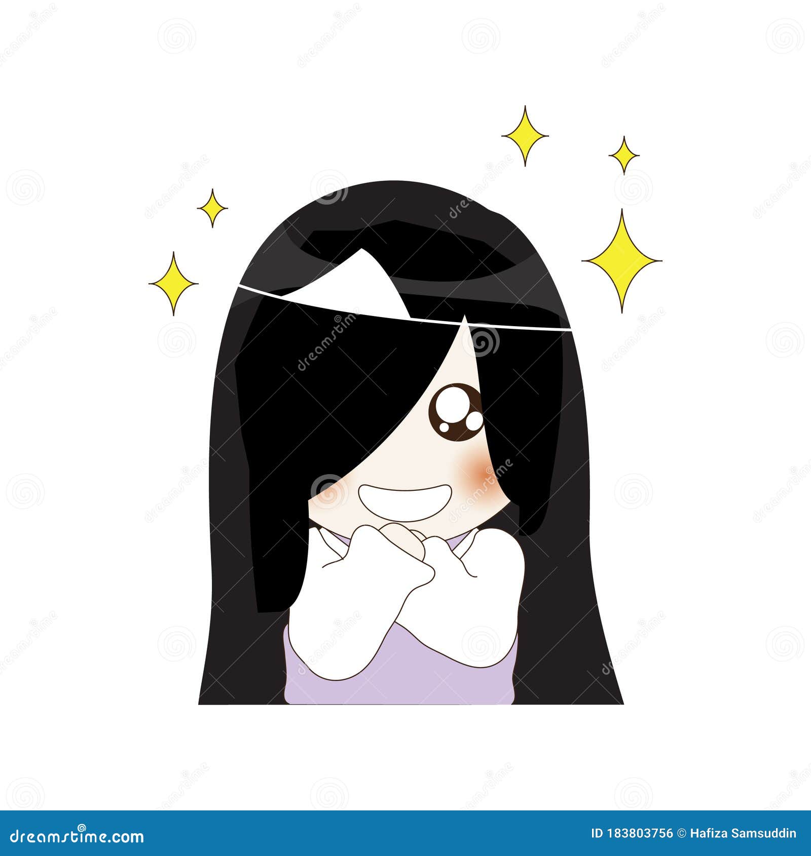 Ghost Feeling Excited. Vector Illustration Decorative Background Design ...