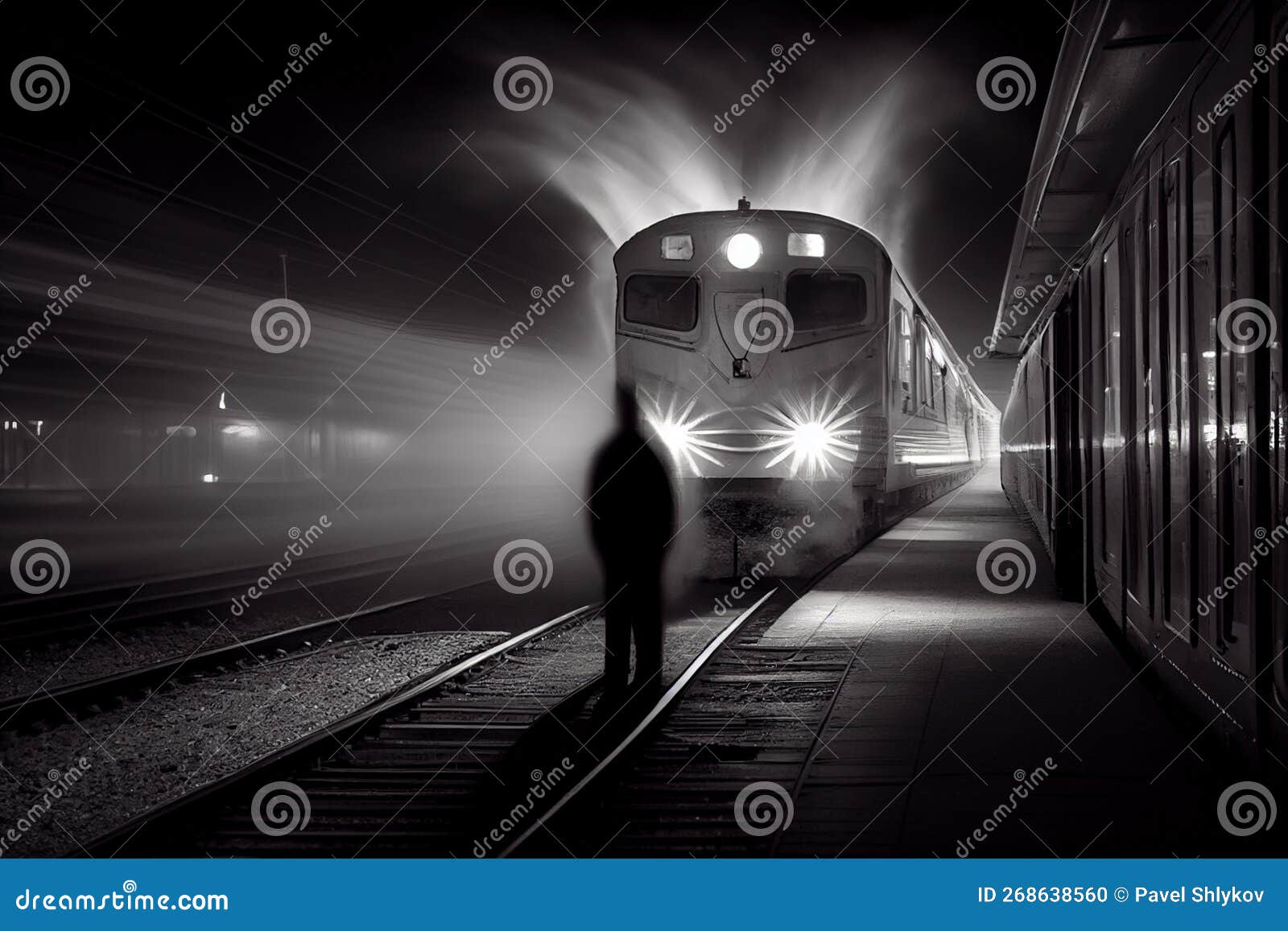 The Ghost in Front of Subway Train. Horrors, Nightmares, Driving Safety ...