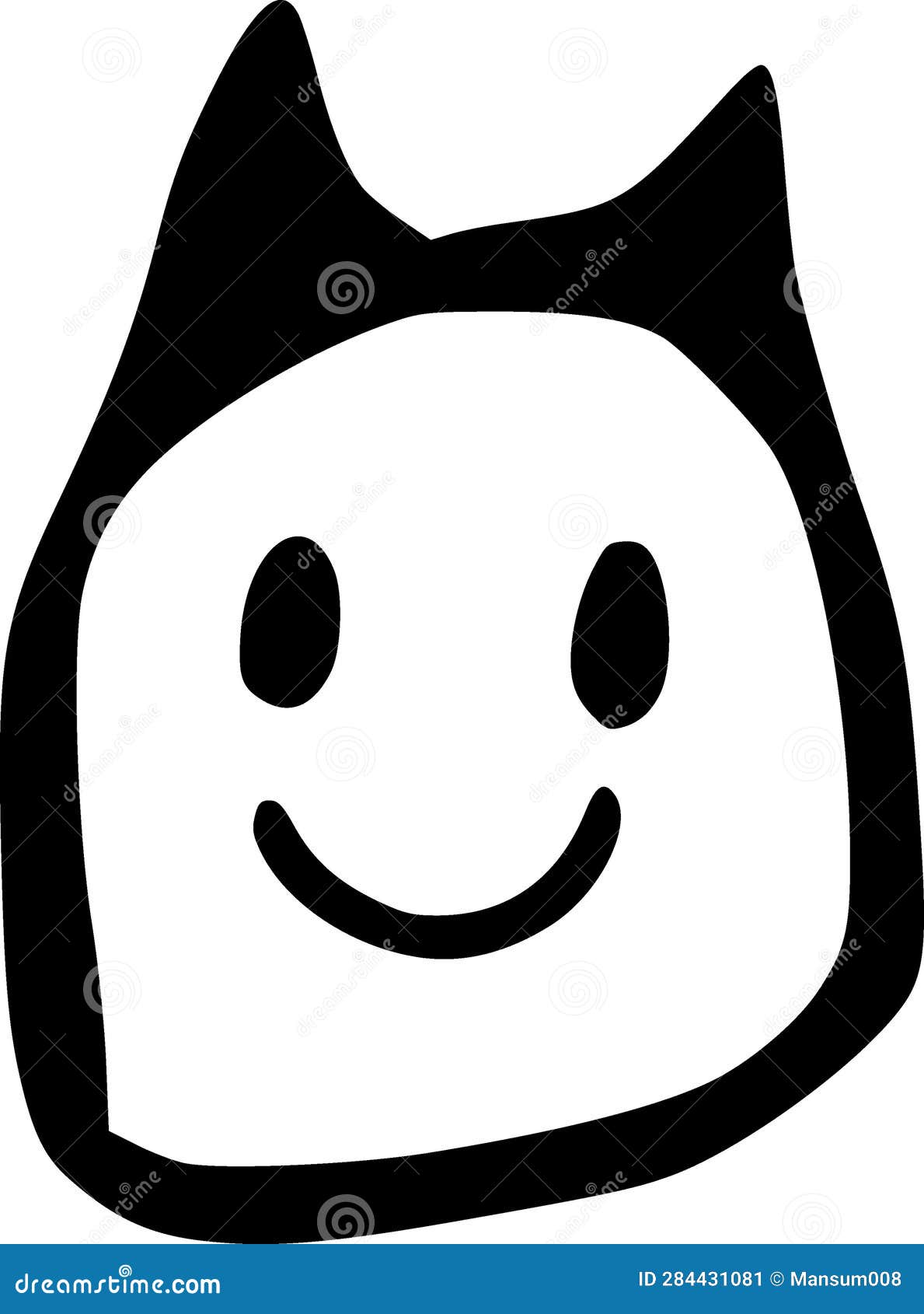 Ghost Halloween Hat Icon in Solid Style Stock Illustration ... Ghost Halloween Hat Icon in Solid Style Stock Illustration ...