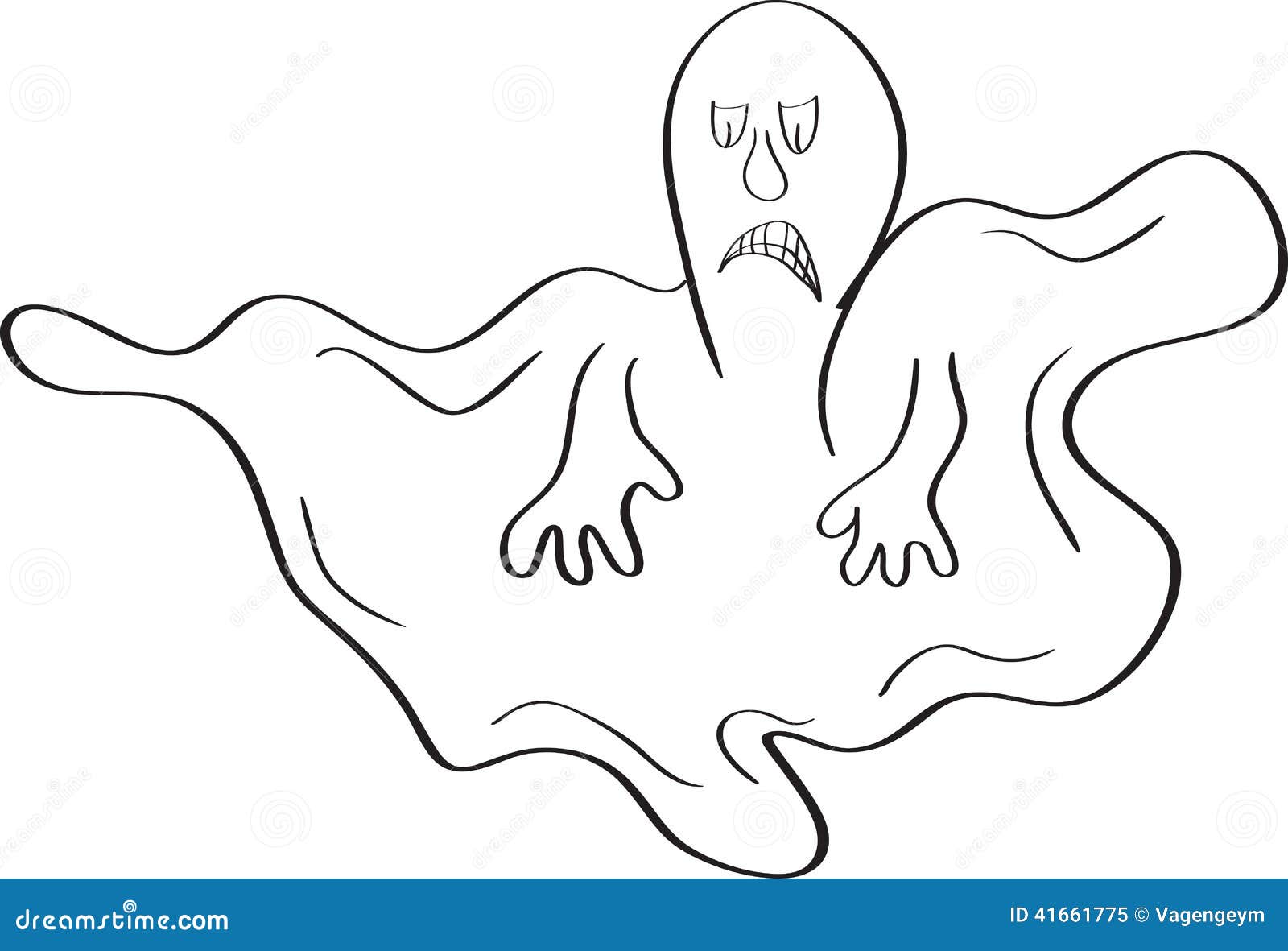 Ghost Halloween stock vector. Illustration of death, computer - 41661775