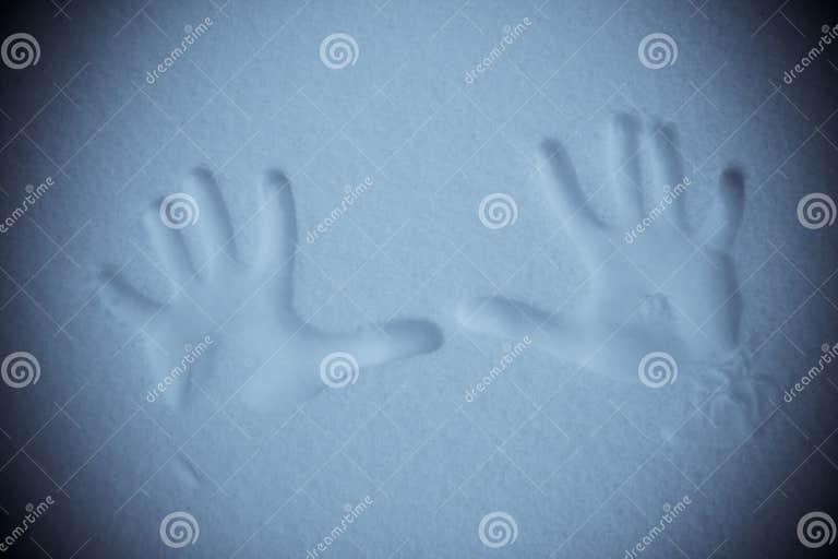 Ghost Hands stock photo. Image of convex, fingers, blue - 20669350