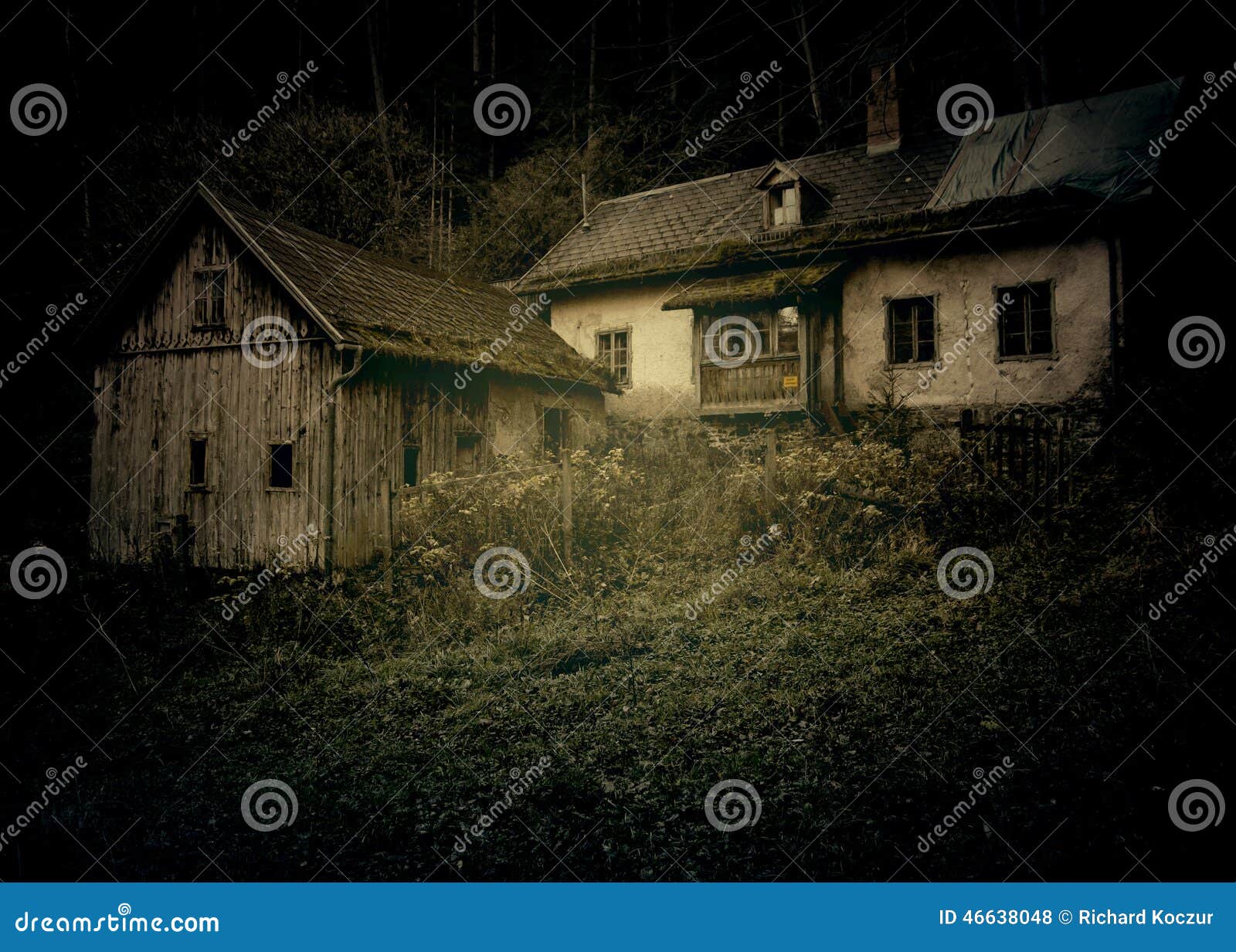 Ghost house stock photo. Image of architecture, abandoned - 46638048