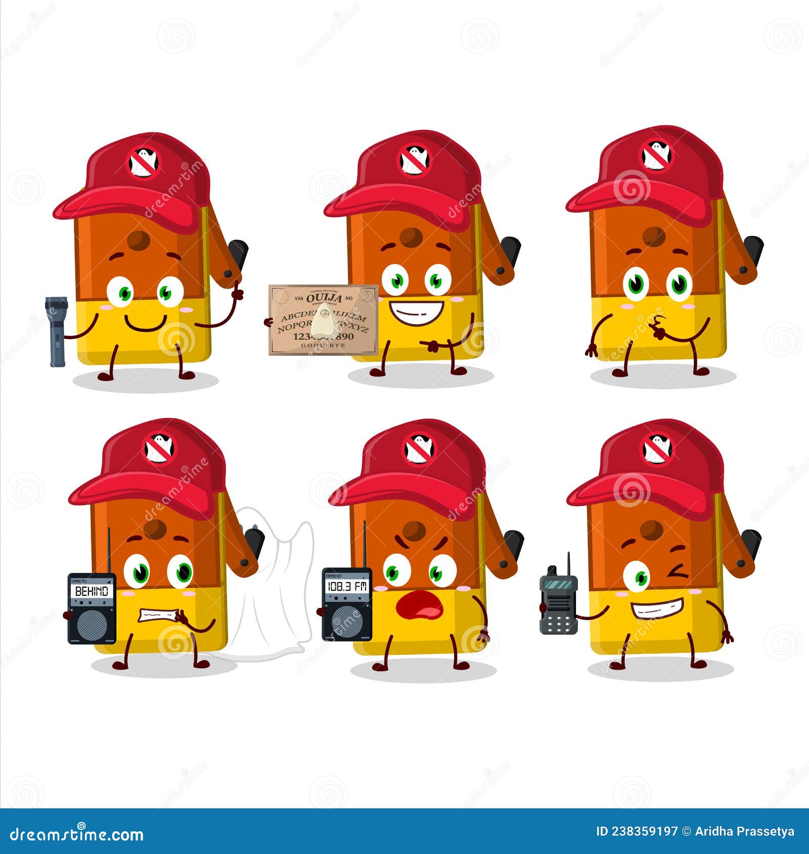 Ghost Hunter Cartoon Orange Pencil Sharpener Table Character Using ...