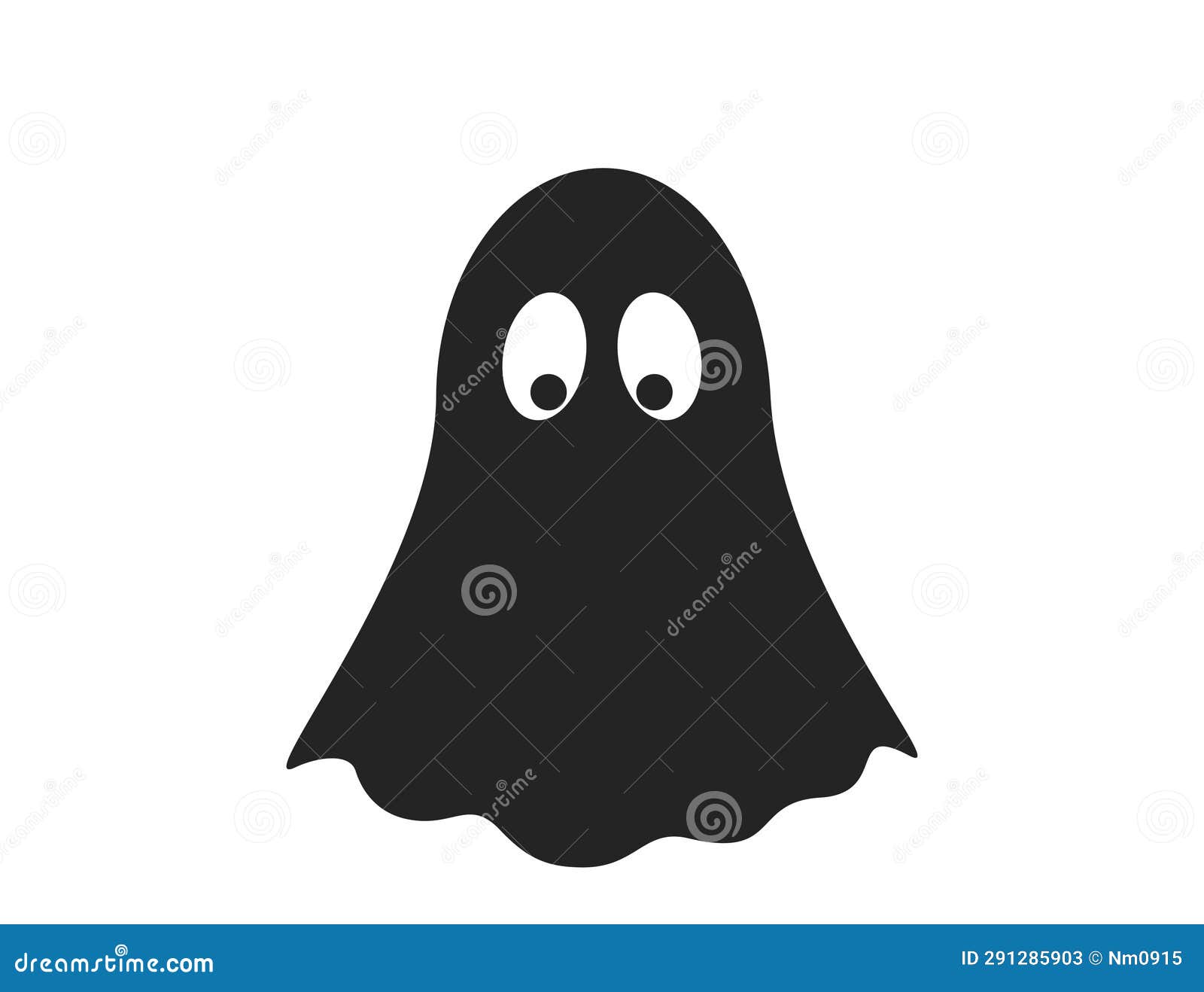 Ghost Icon. Halloween and Magic Symbol Stock Vector - Illustration of ...