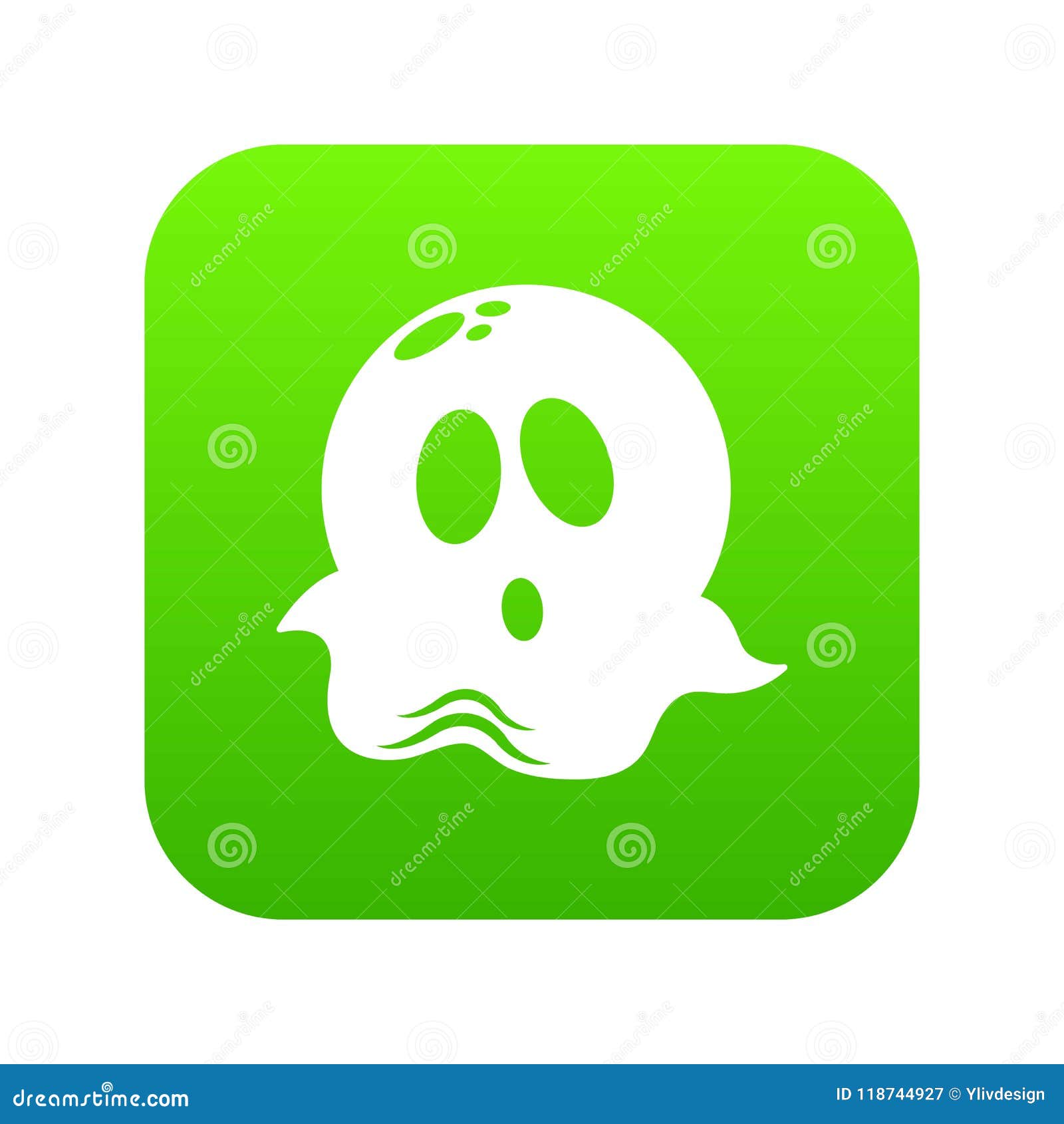 Ghost Icon, Simple Black Style Stock Vector - Illustration of emotion ...