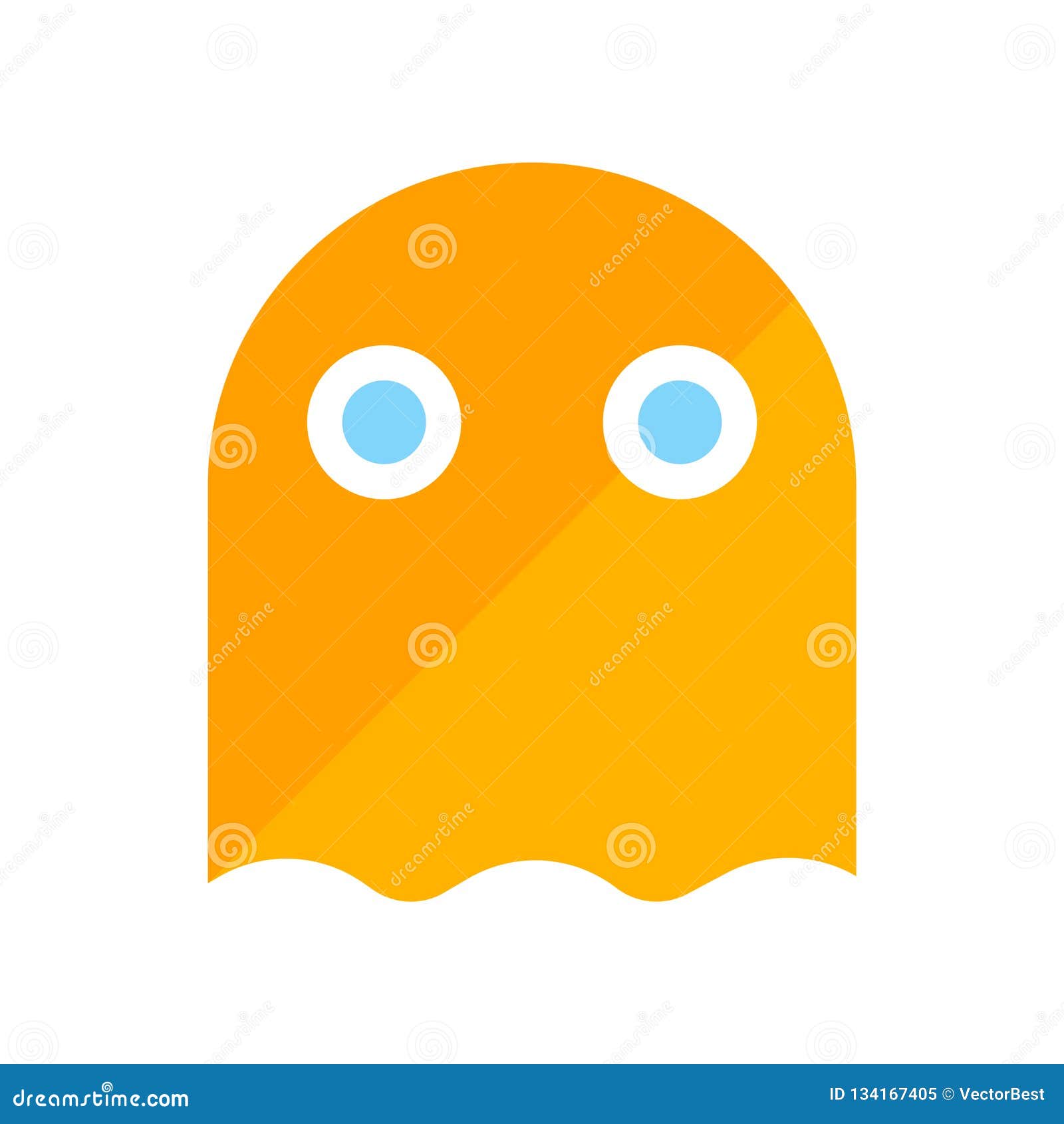 Ghost Icon Vector Sign and Symbol Isolated on White Background, Ghost ...