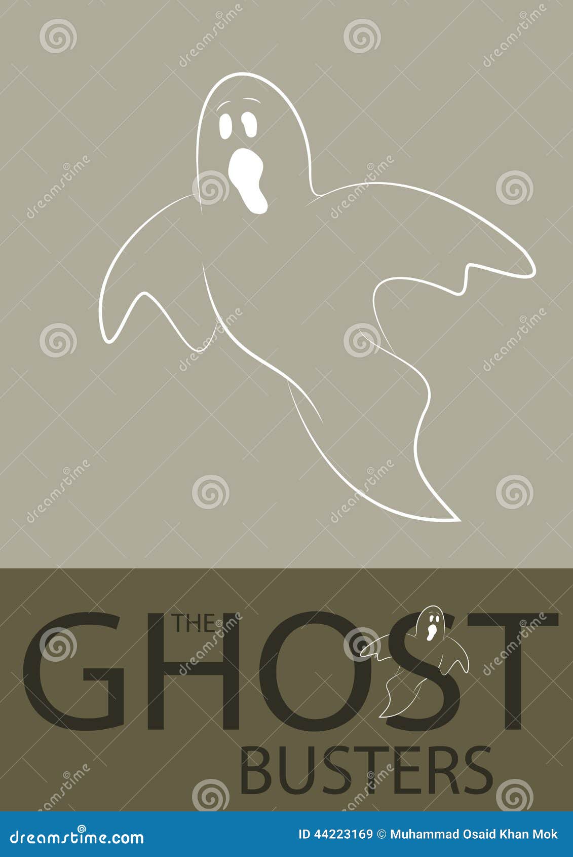 Ghost Illustration stock illustration. Illustration of fear - 44223169