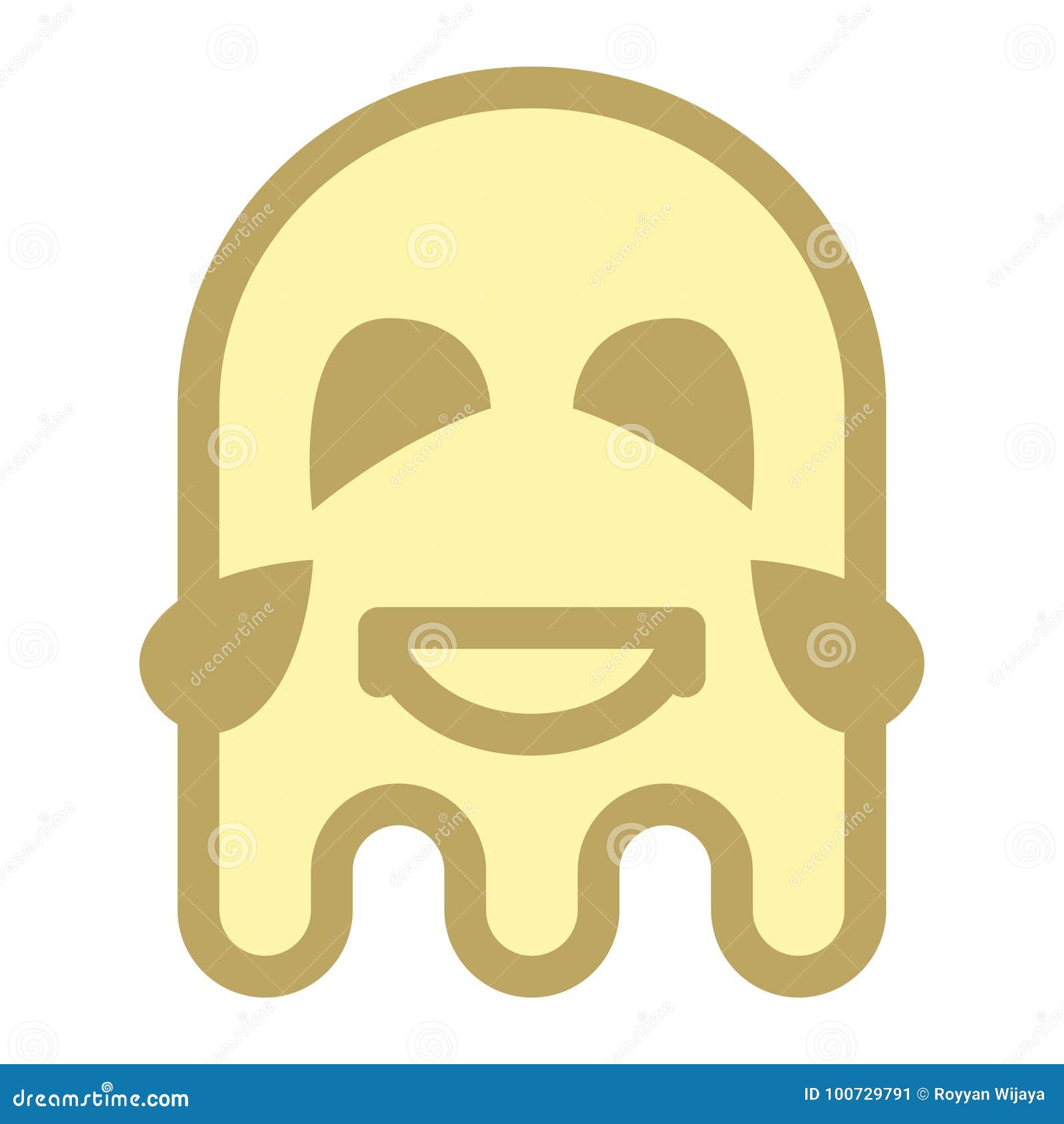 Ghost Laugh Lol Rofl Lmao Face Stock Vector - Illustration of ...