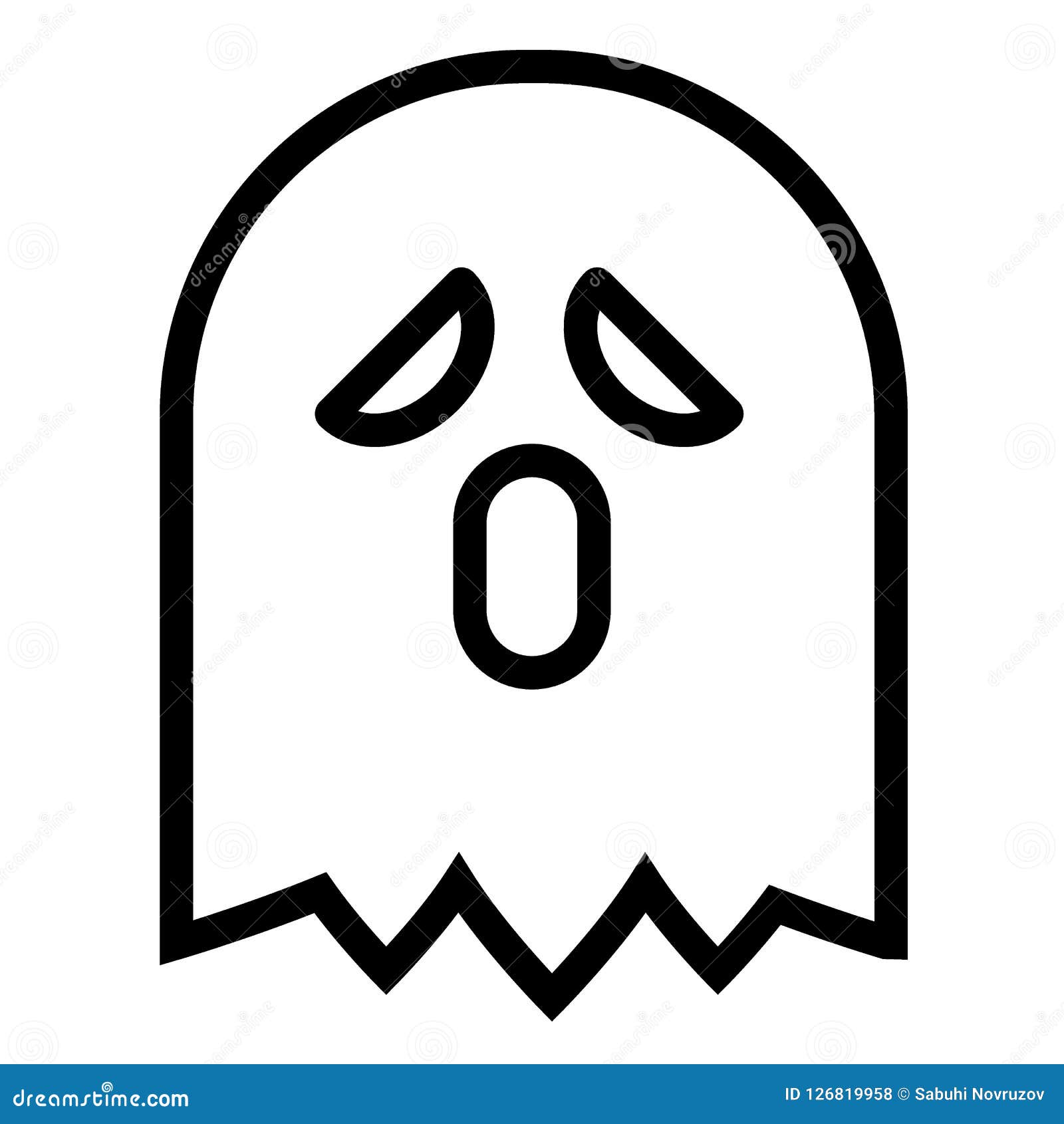 Wraith Icon Vector From Fantastic Characters Collection. Thin Line ...