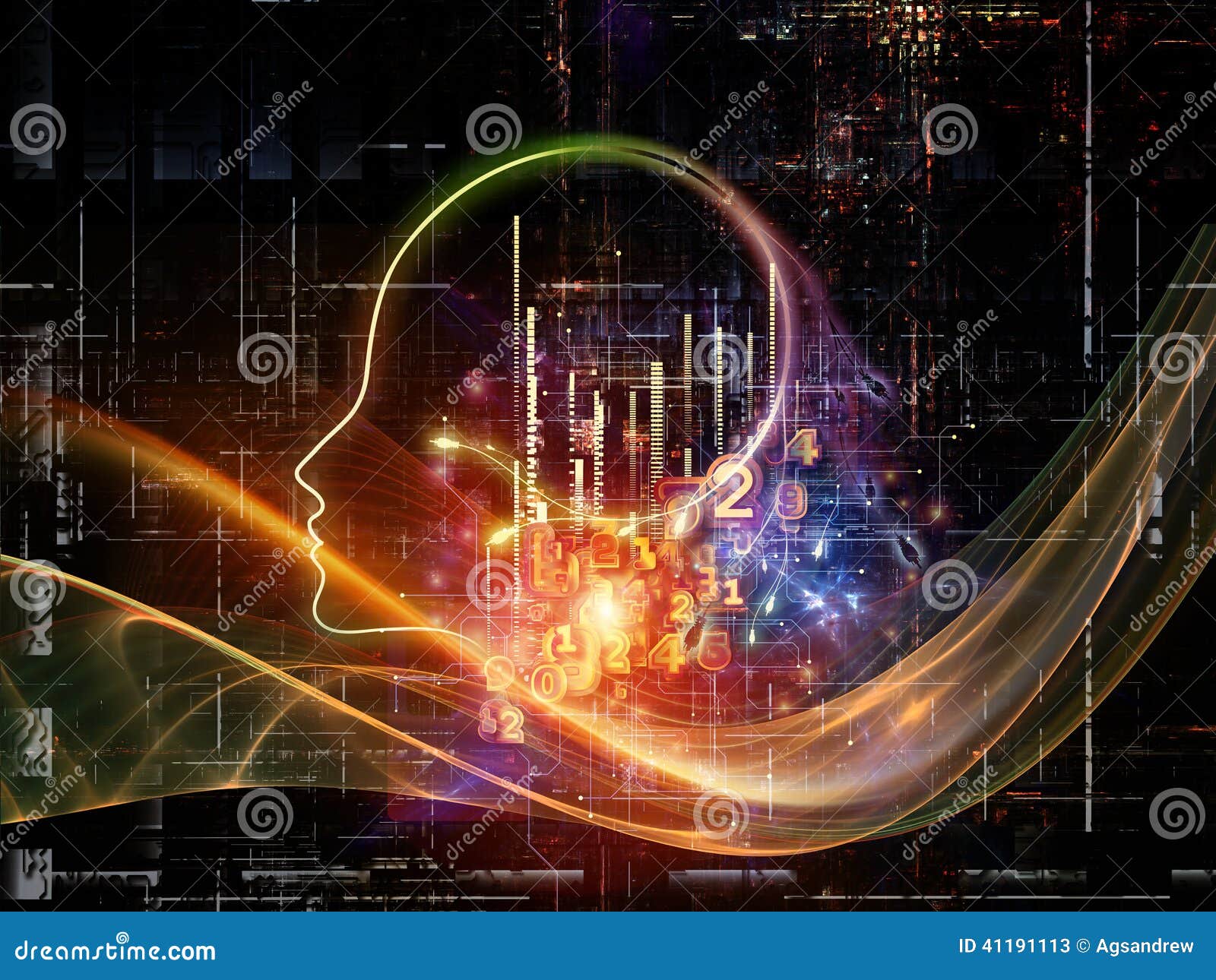 Ghost in the Machine stock illustration. Illustration of integer - 41191113