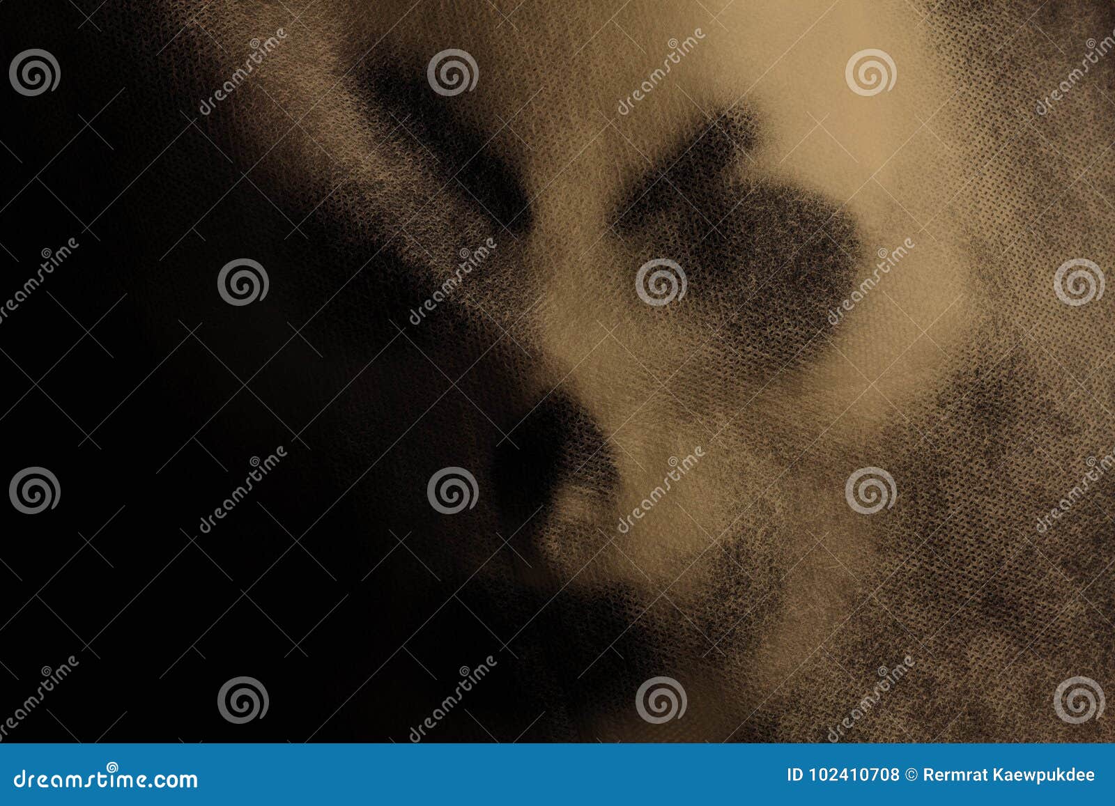 Ghost mask in the dark. stock photo. Image of expression - 102410708