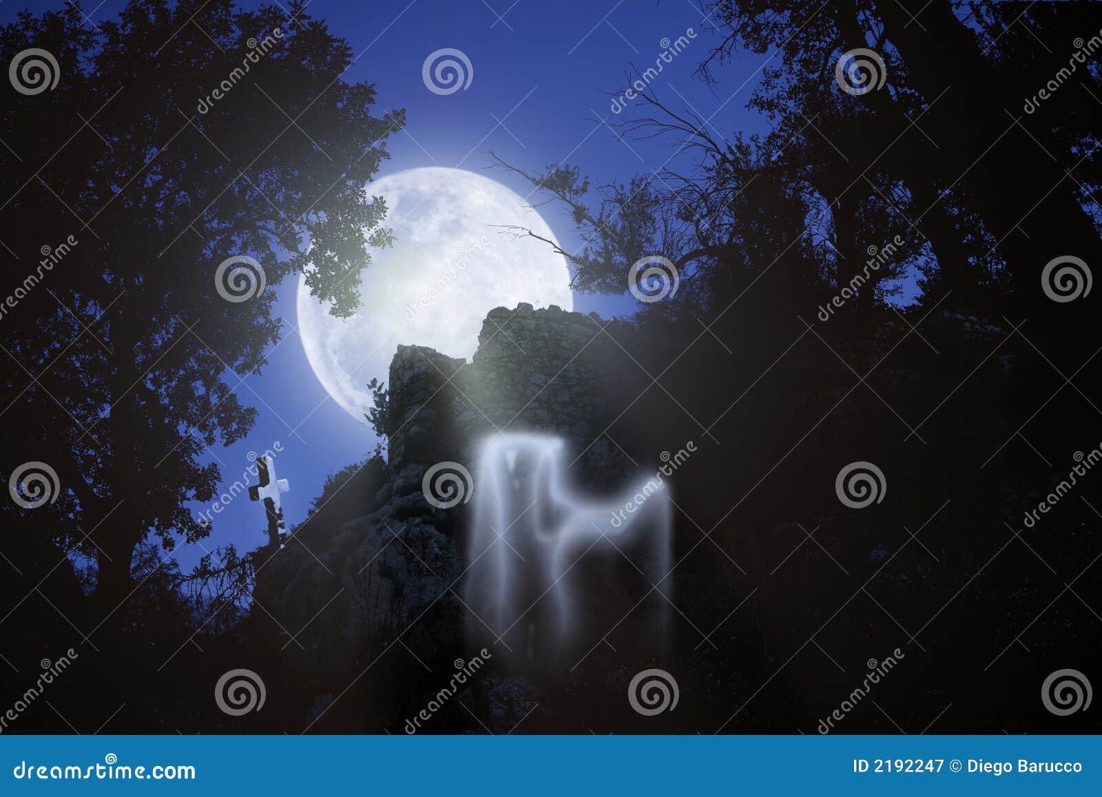 The Ghost Of The Moon Royalty-Free Stock Photo | CartoonDealer.com #2192247