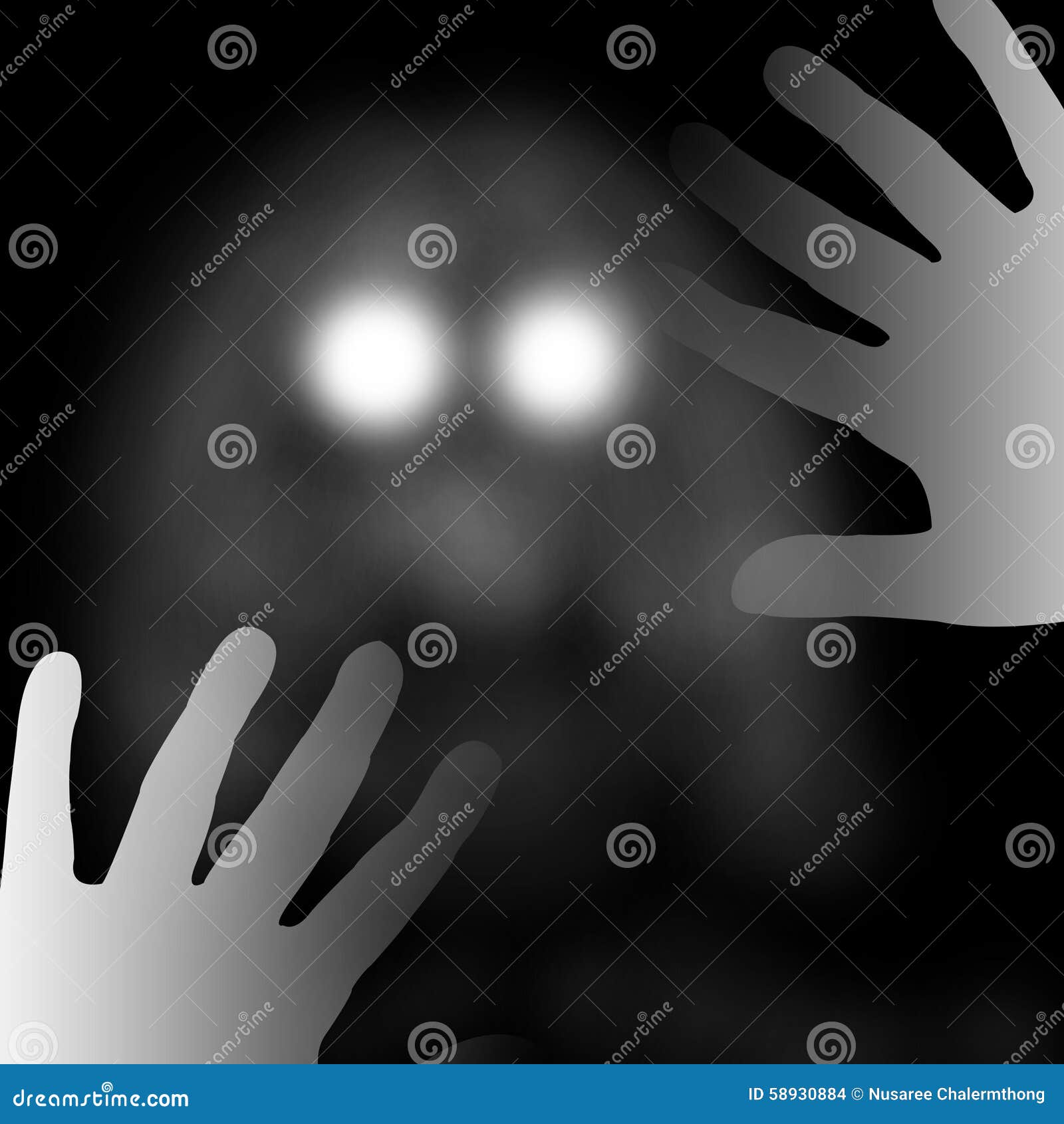 Ghost stock illustration. Illustration of blur, spirit - 58930884