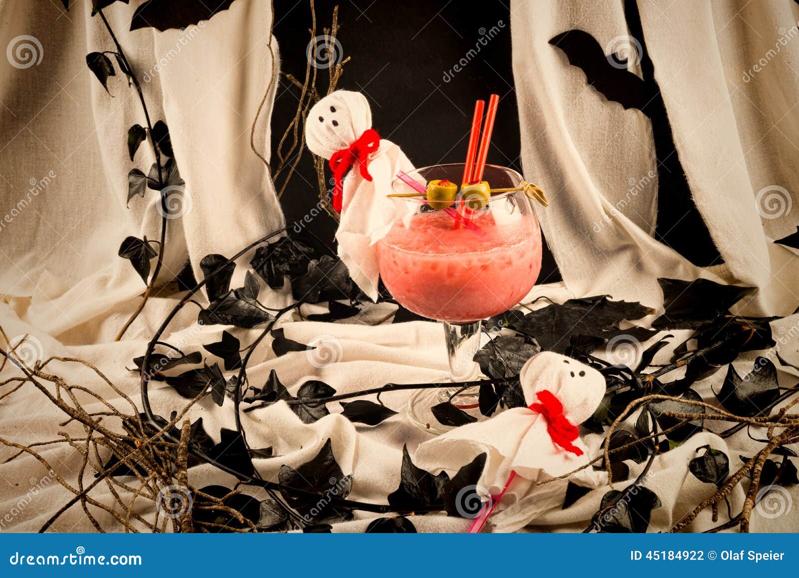 Ghost party cocktail stock photo. Image of children, scary - 45184922
